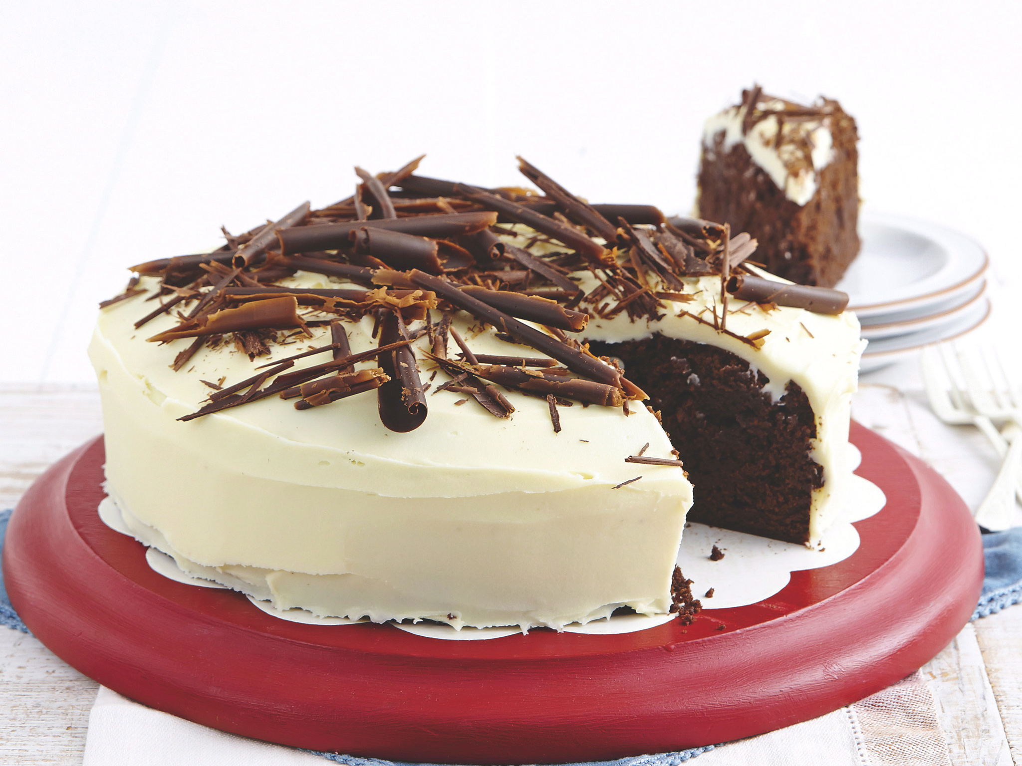 Chocolate mud cake with white chocolate ganache | Women's Weekly Food