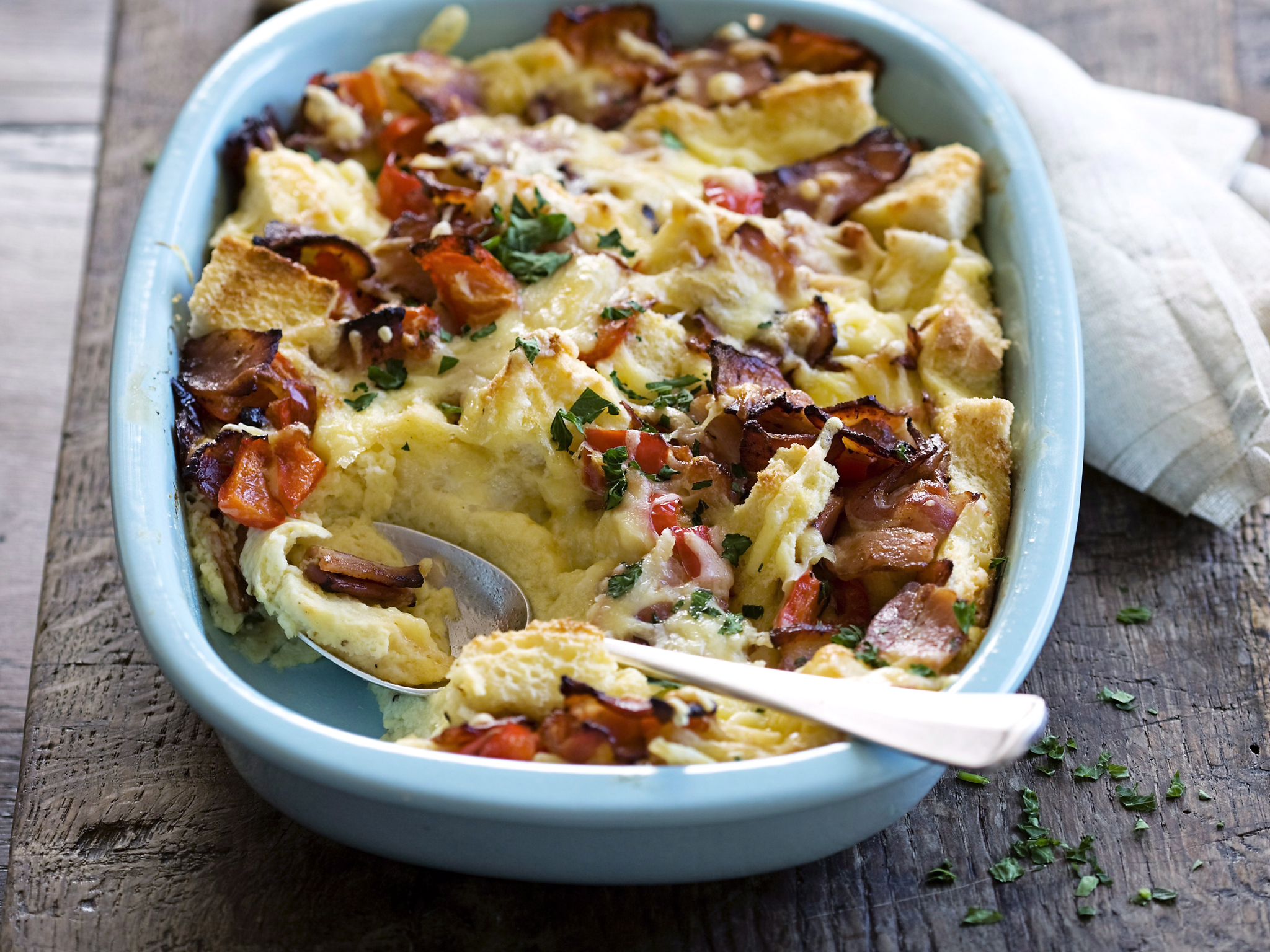 Cheesy bacon and egg slice | Women's Weekly Food