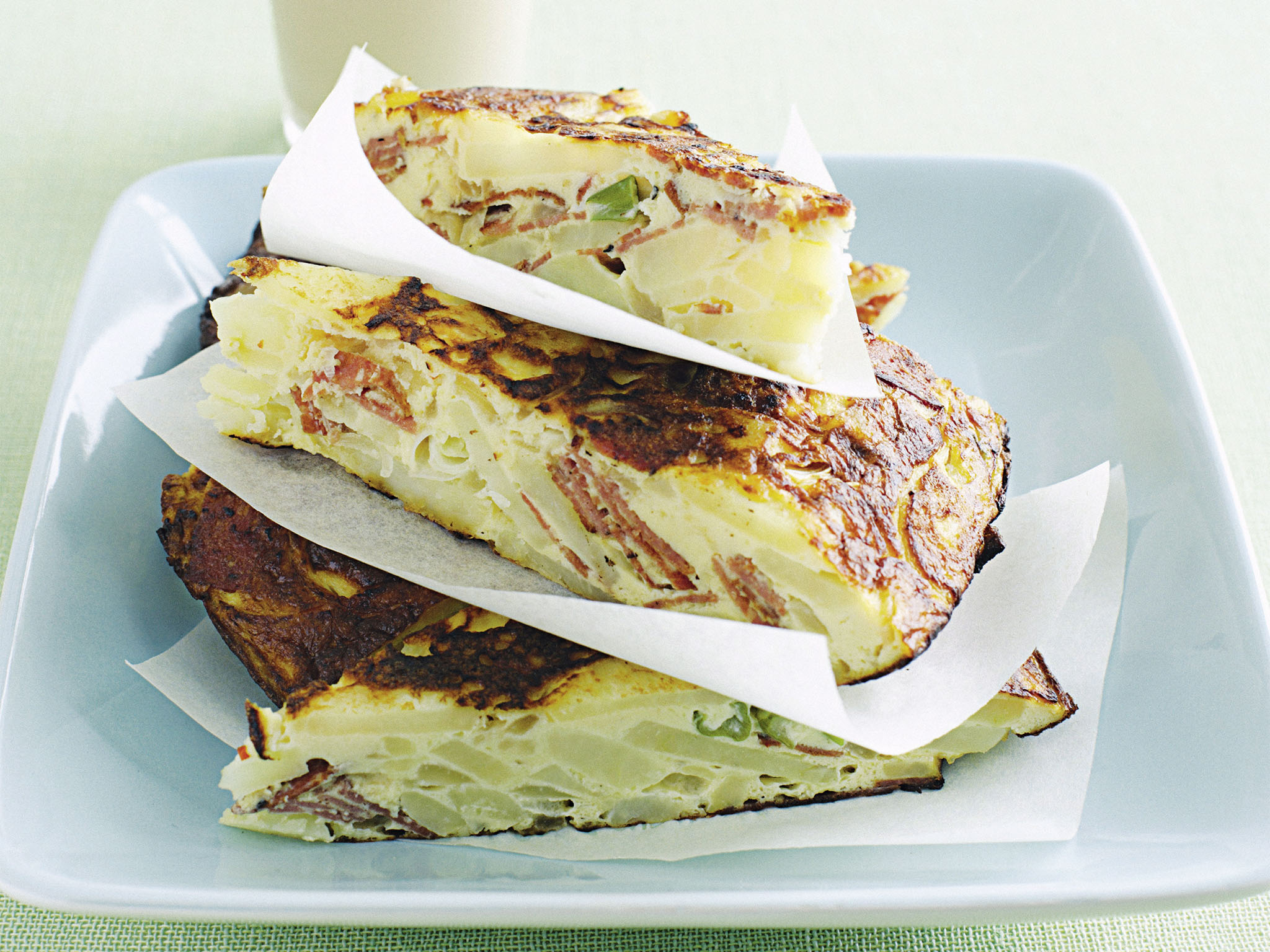 Potato and pastrami tortillas | Women's Weekly Food