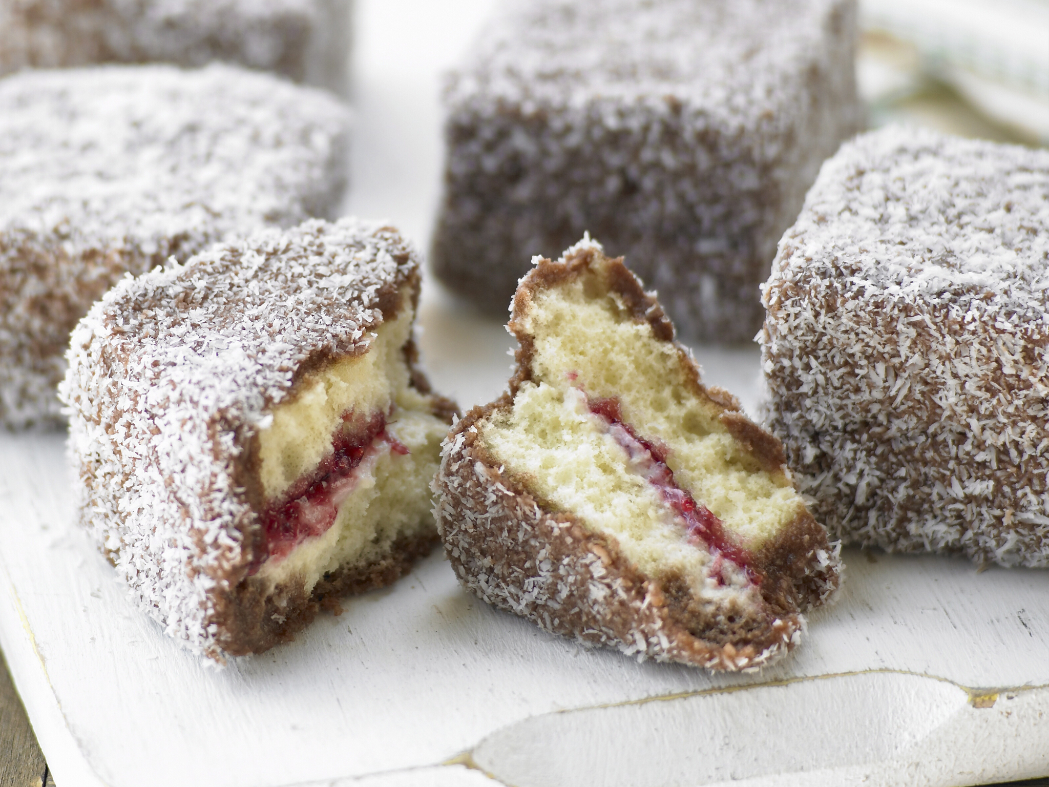 Jam and cream filled lamingtons | Women's Weekly Food