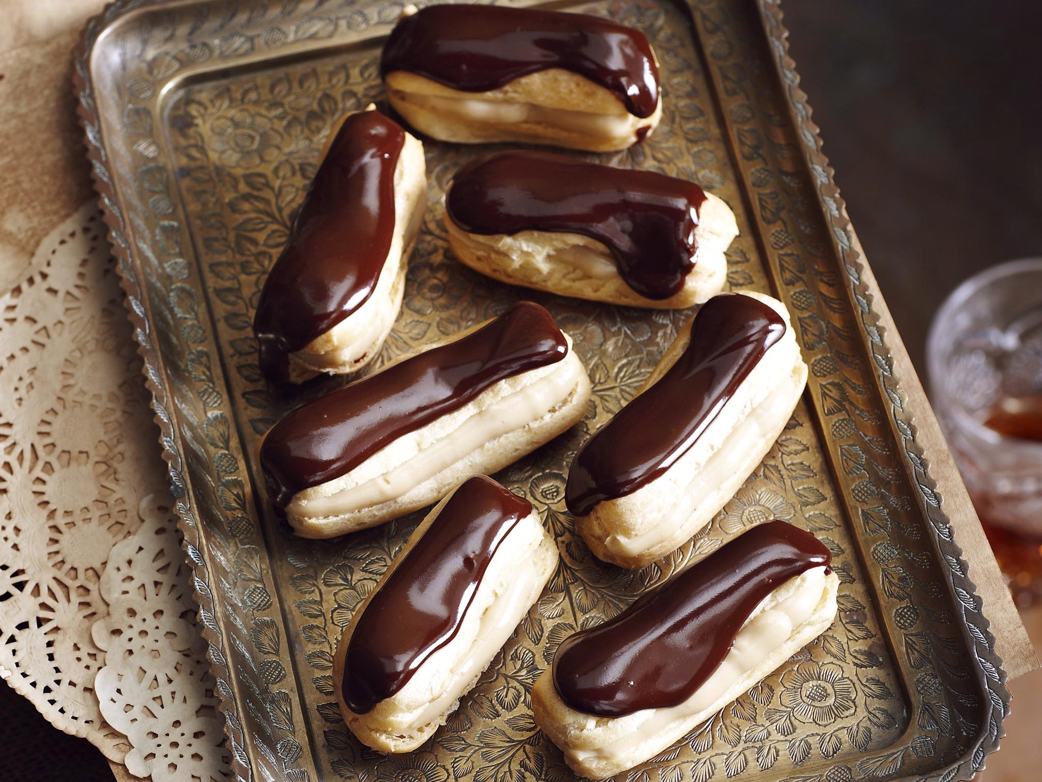Chocolate and caramel eclairs | Women's Weekly Food