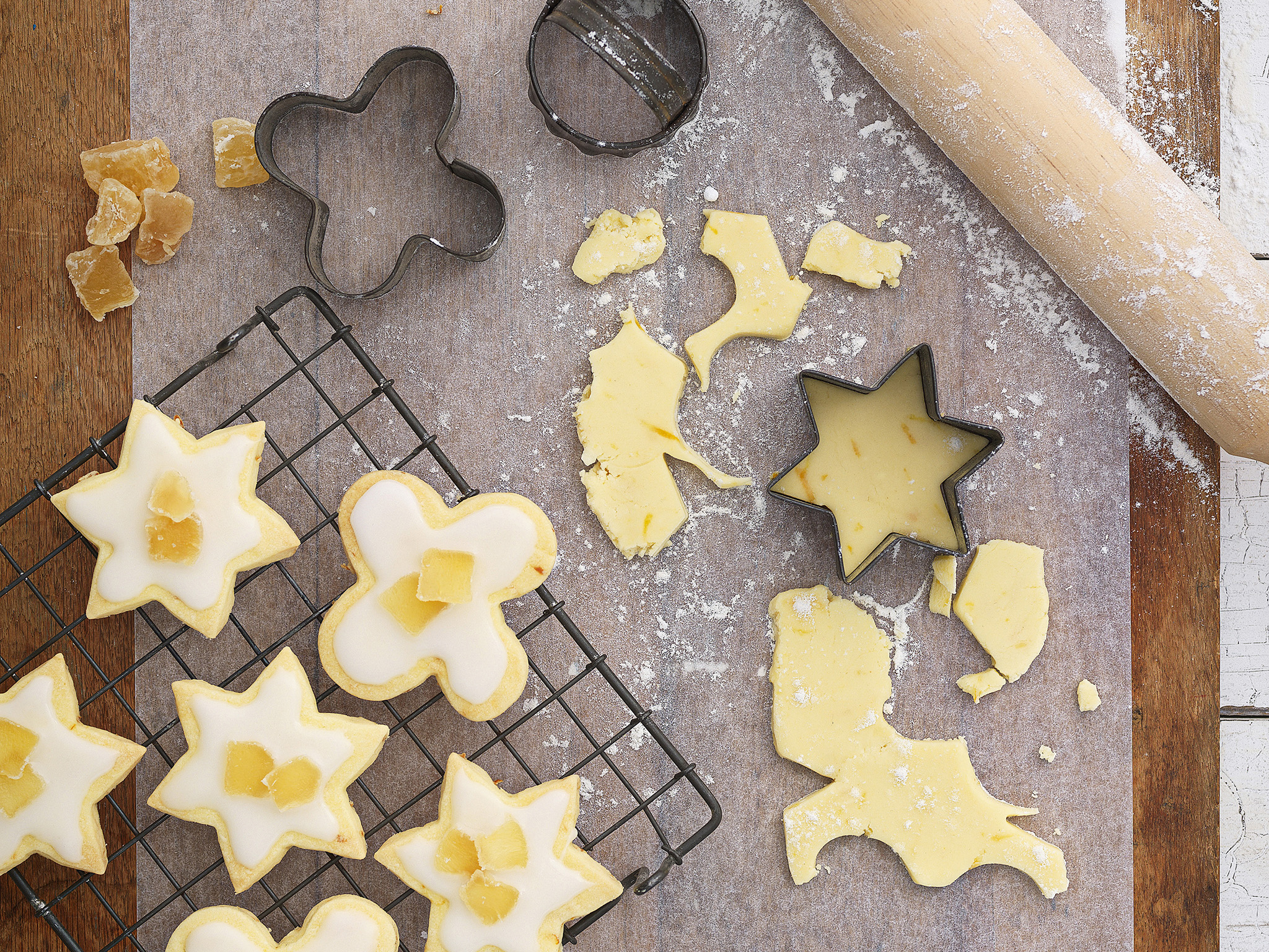Citrus shortbread with lemon and ginger glaze | Women's Weekly Food
