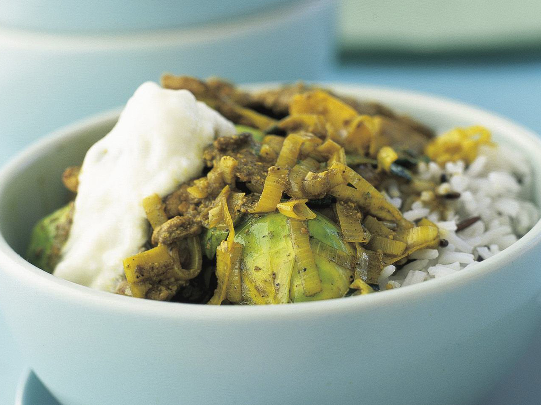 Curried pork stir-fry with wild rice | Women's Weekly Food