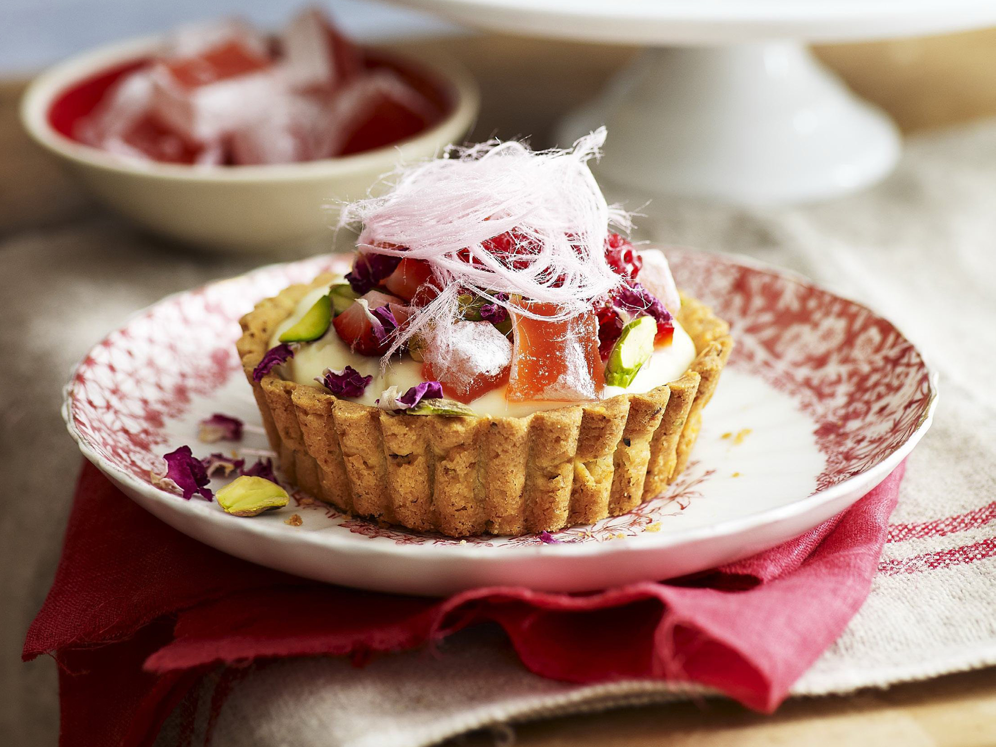 Turkish delight rosewater tarts | Women's Weekly Food