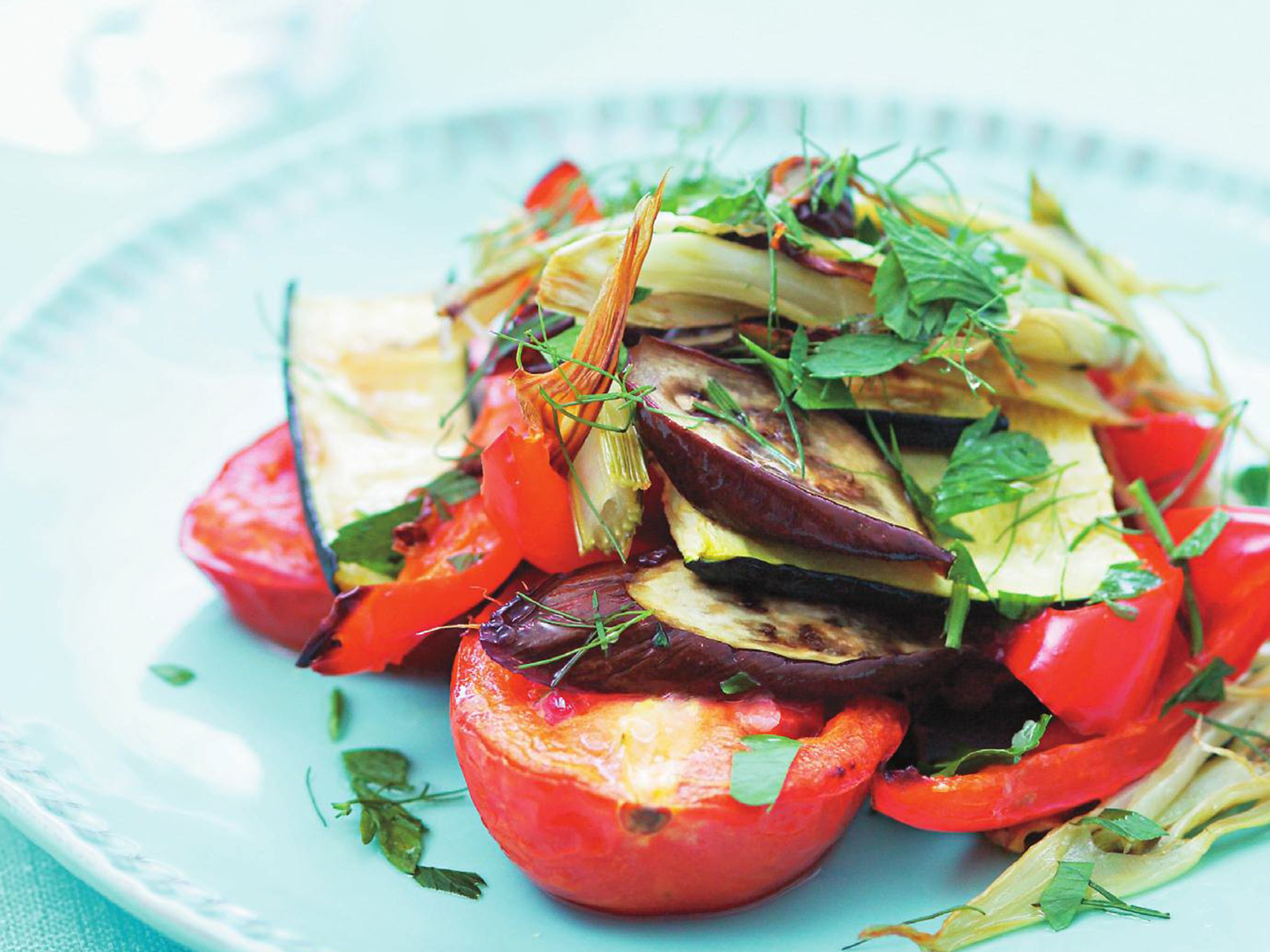 Roasted vegetable stacks | Women's Weekly Food