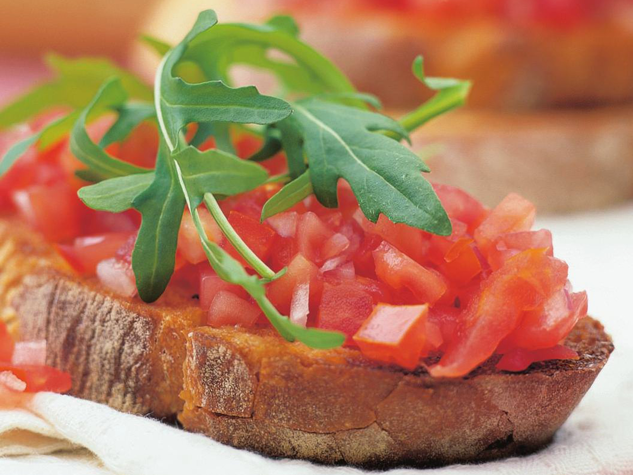 Tomato and rocket bruschetta | Women's Weekly Food