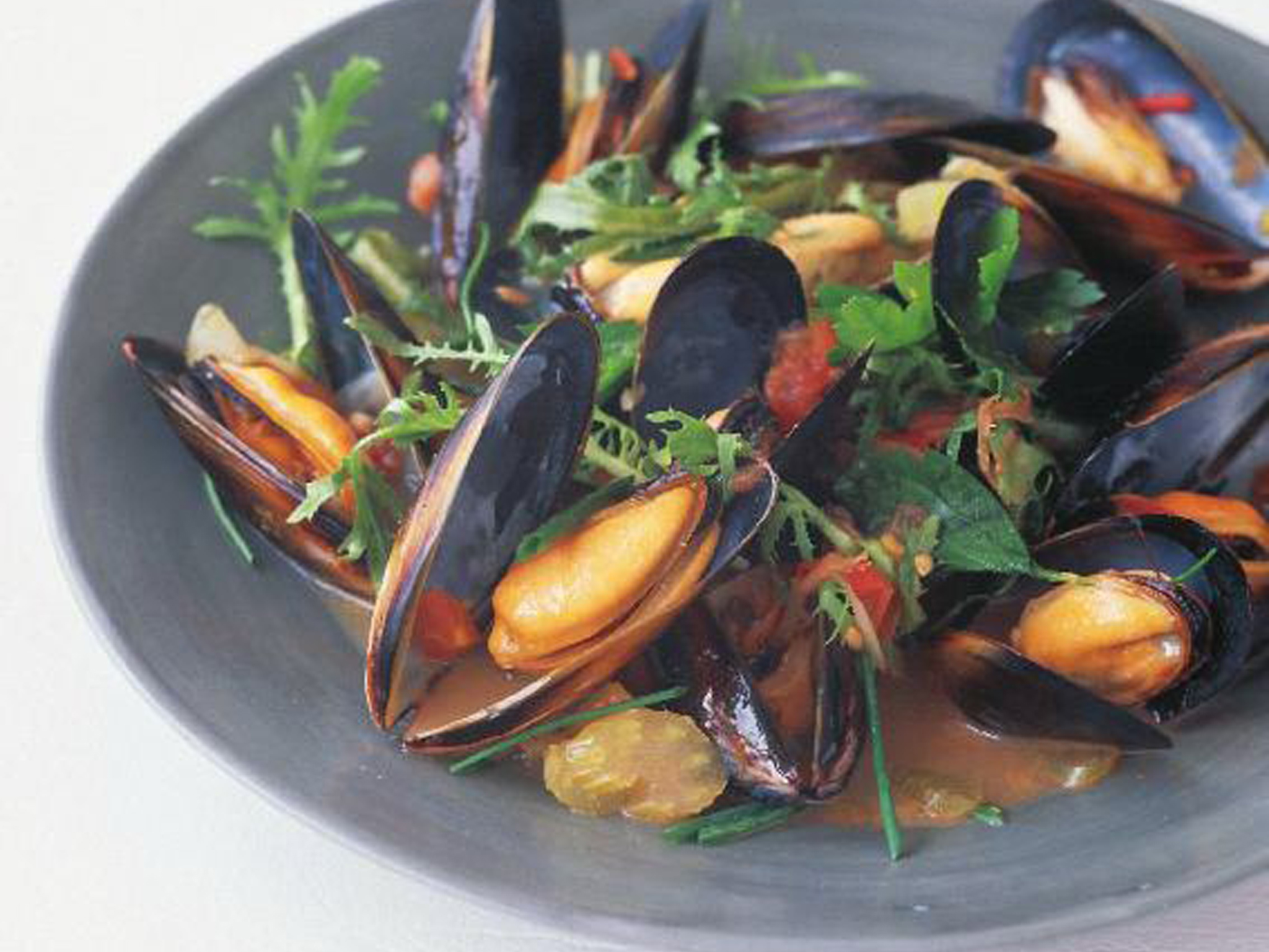 Steamed belgian mussels in white wine and garlic | Women's Weekly Food