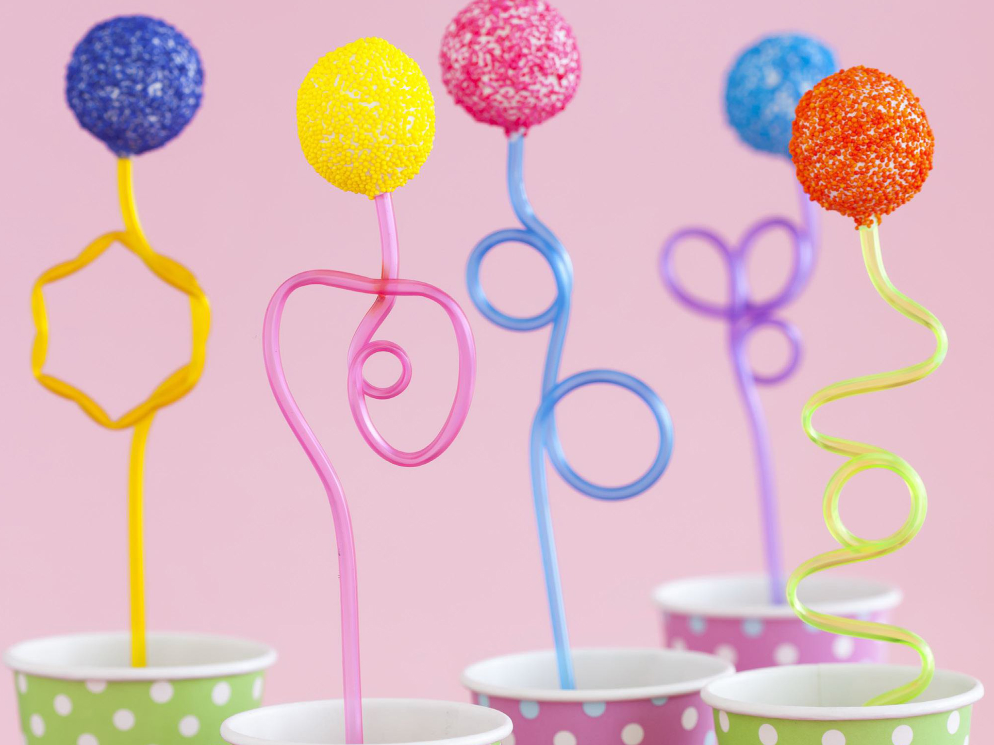 Crazy colourful straw pops | Women's Weekly Food