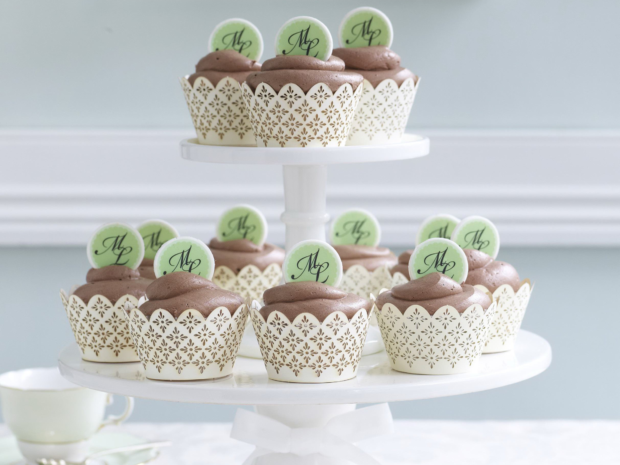 Monogrammed cupcakes | Women's Weekly Food