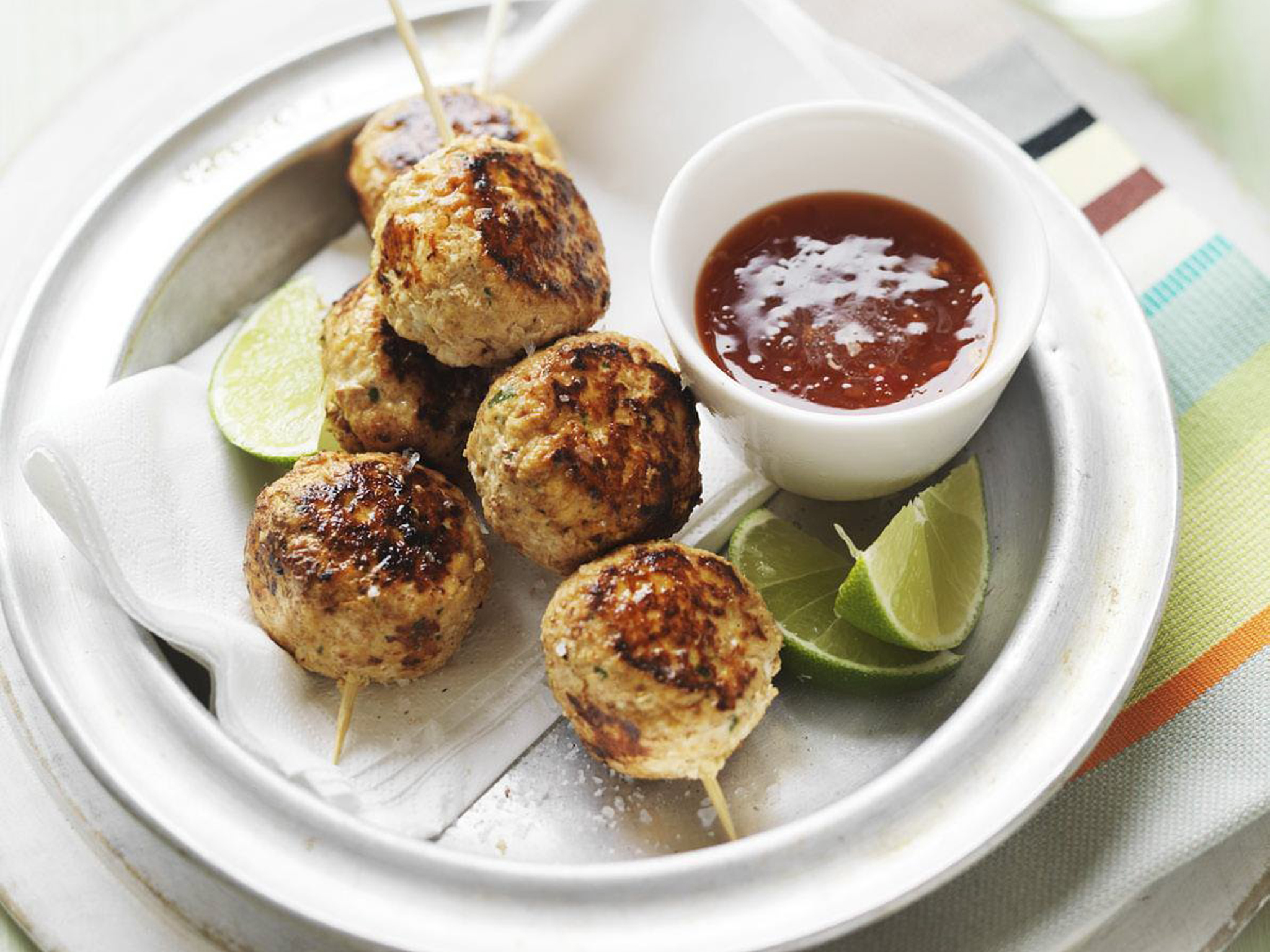 Thai fish cake skewers | Women's Weekly Food
