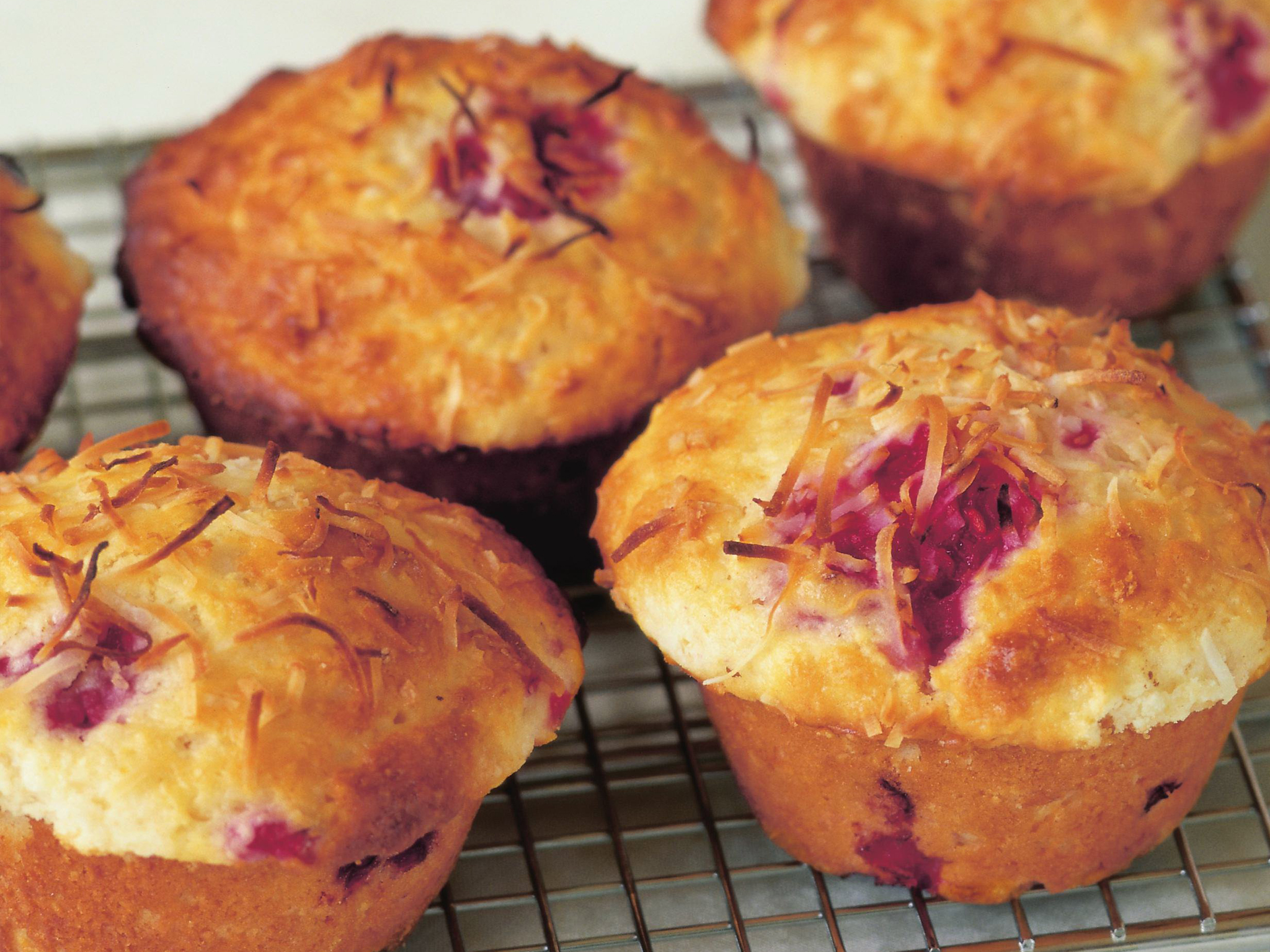 Raspberry and coconut muffins | Women's Weekly Food