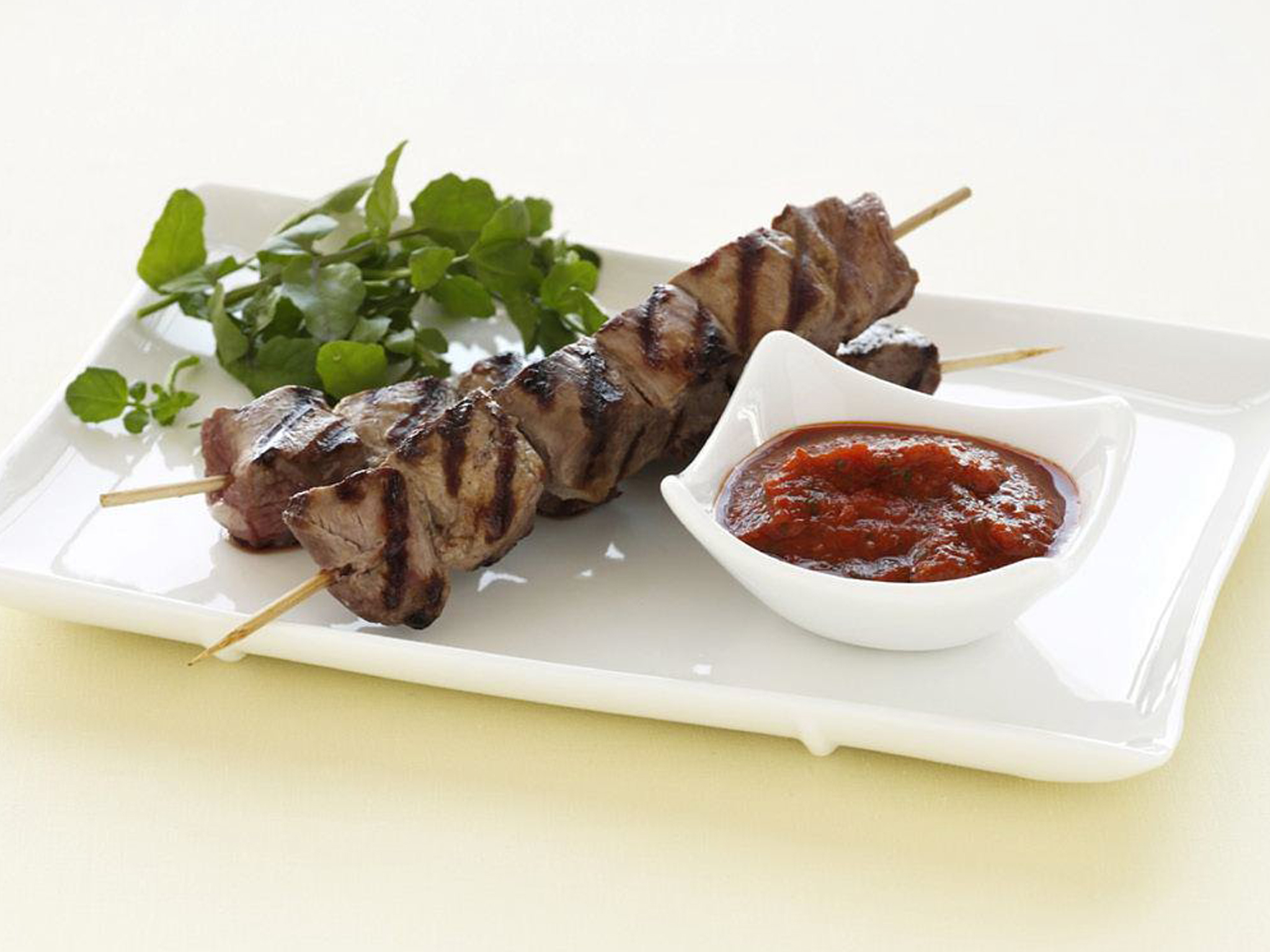 Skewers & capsicum sauce | Women's Weekly Food