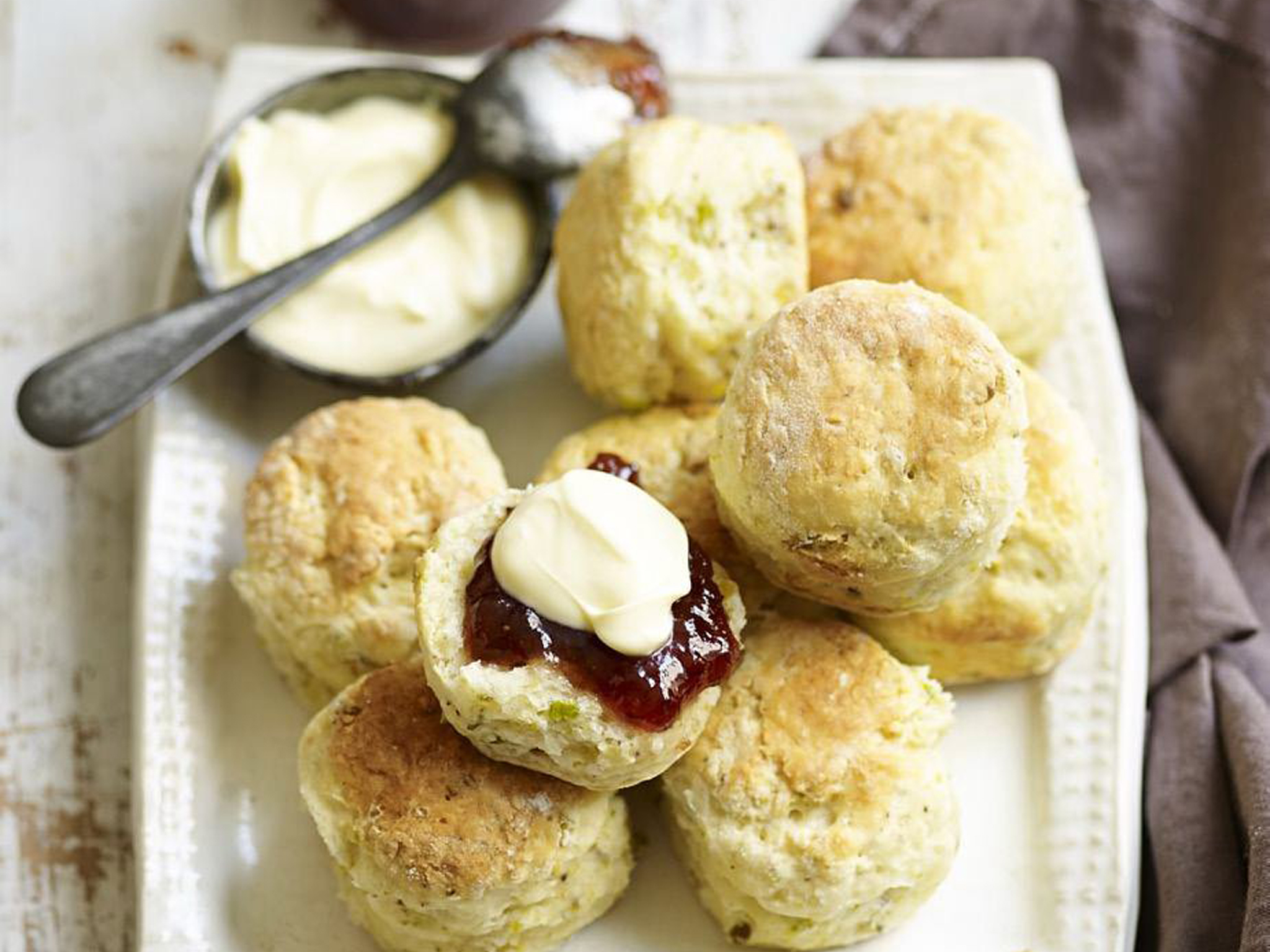 Pistachio and rosewater scones | Women's Weekly Food