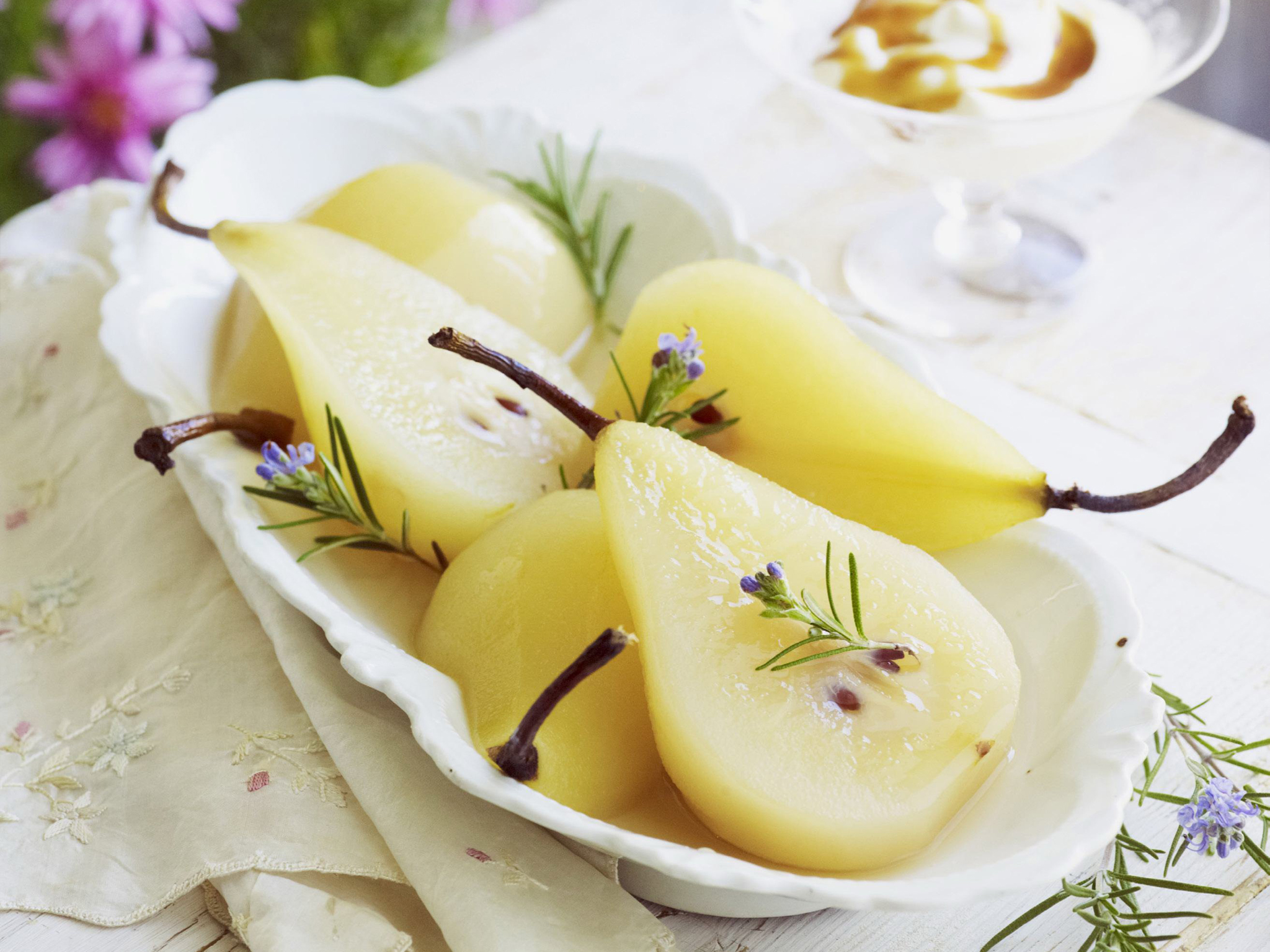 Rosemary and honey poached pears | Women's Weekly Food