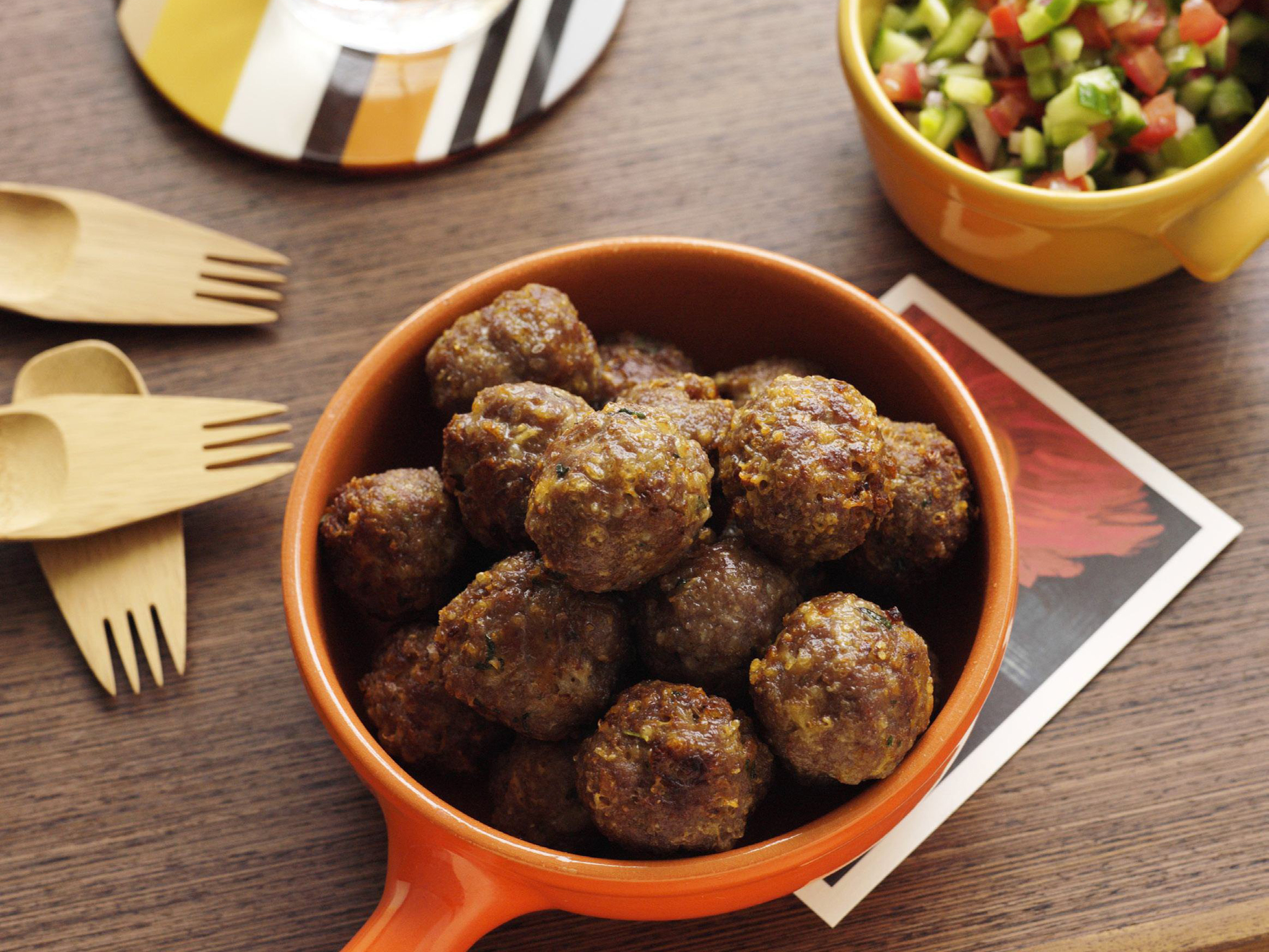 Veal meatballs with gazpacho salsa | Women's Weekly Food