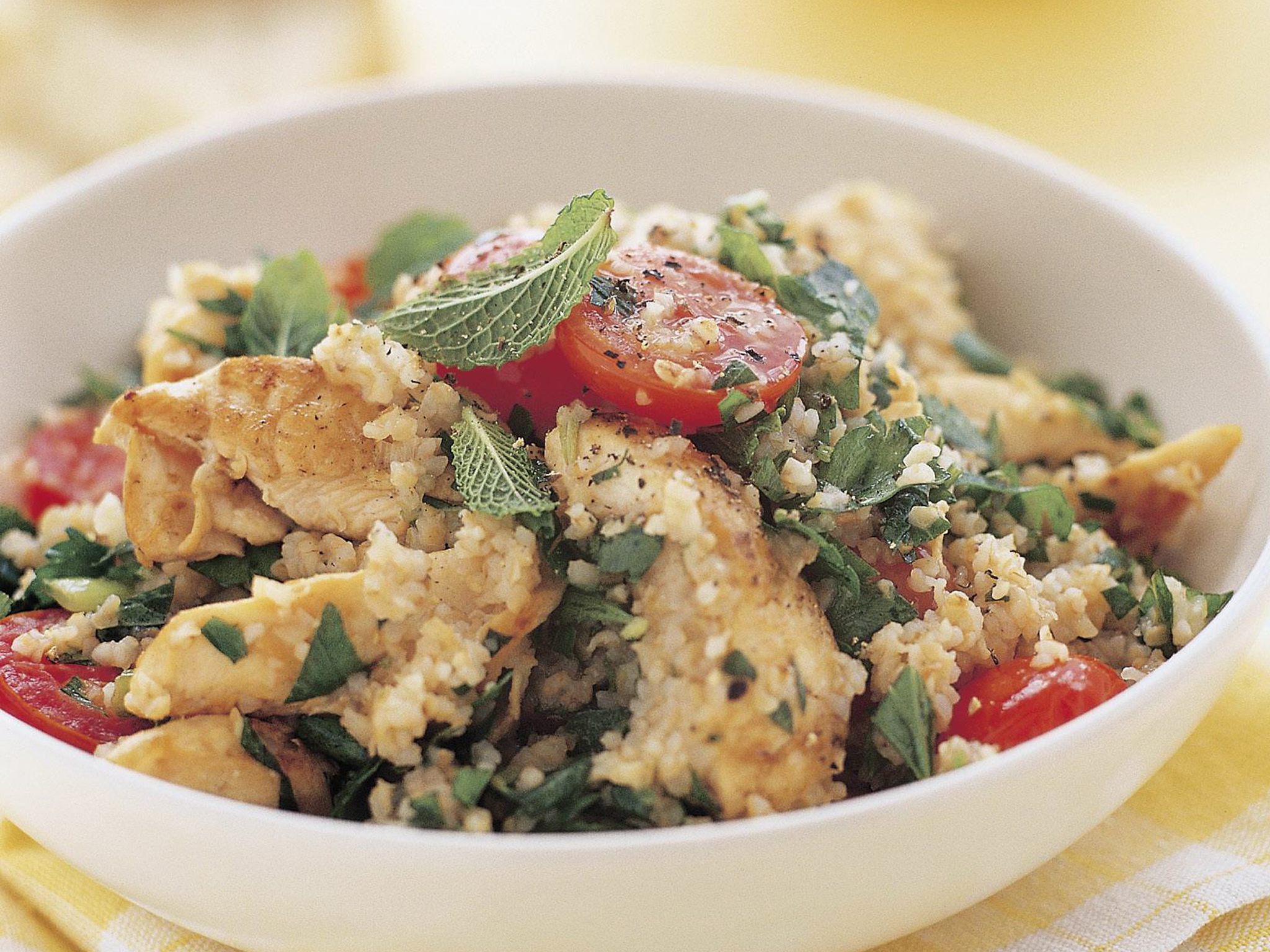 Warm chicken tabbouleh stir-fry | Women's Weekly Food