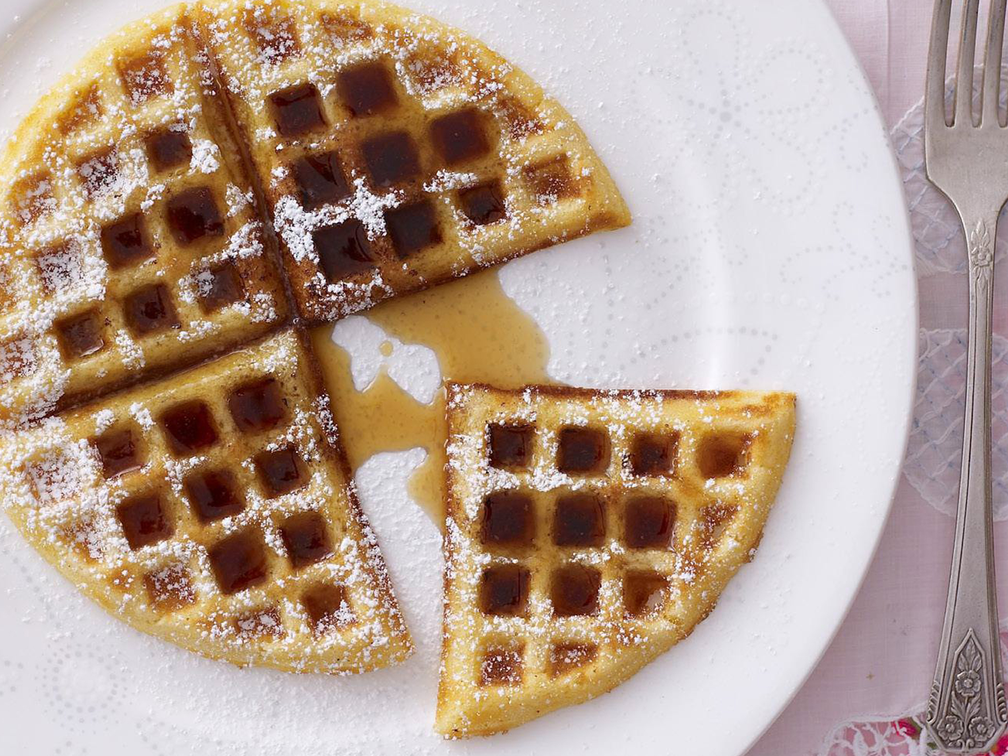 Waffles with maple syrup | Women's Weekly Food