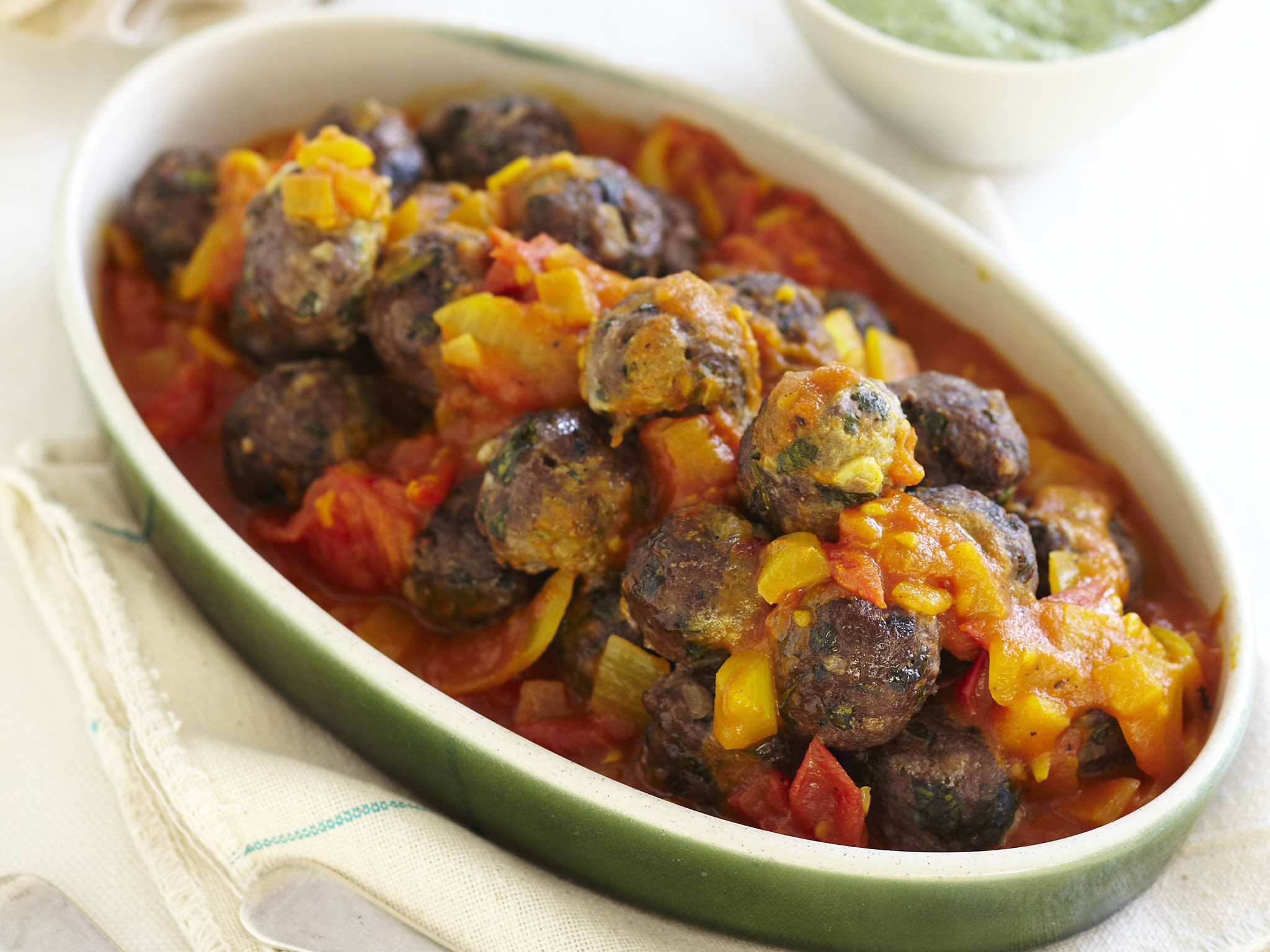 Baked middle eastern meatballs | Women's Weekly Food