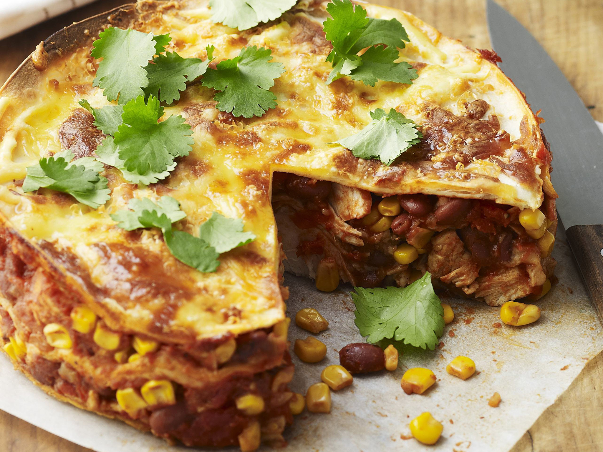 Mexican chicken tortilla bake | Women's Weekly Food