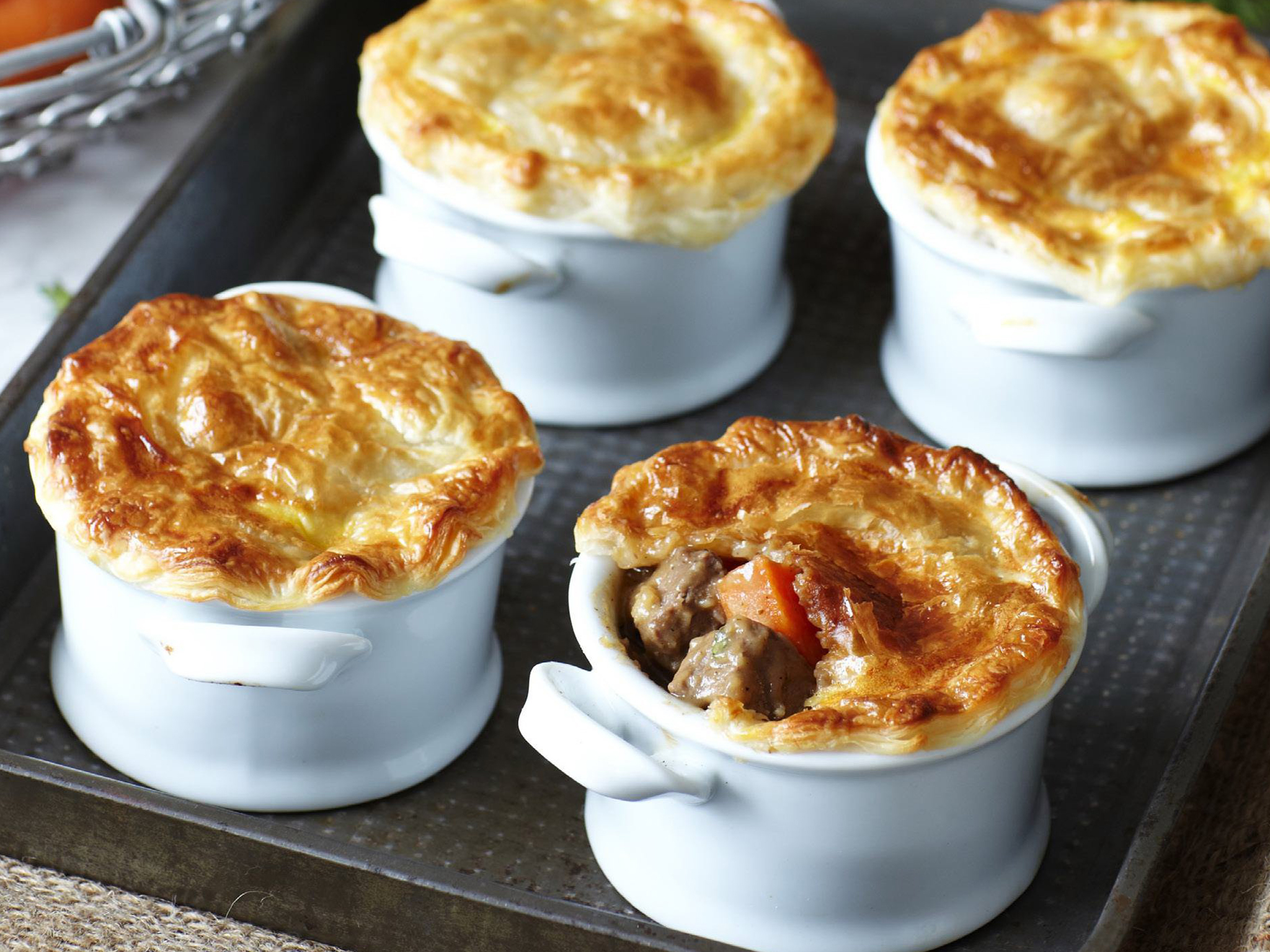 Beef carbonade pies | Women's Weekly Food