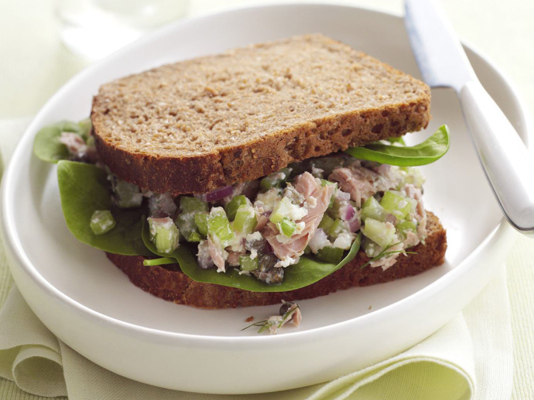 Tuna, celery & dill sandwich | Women's Weekly Food