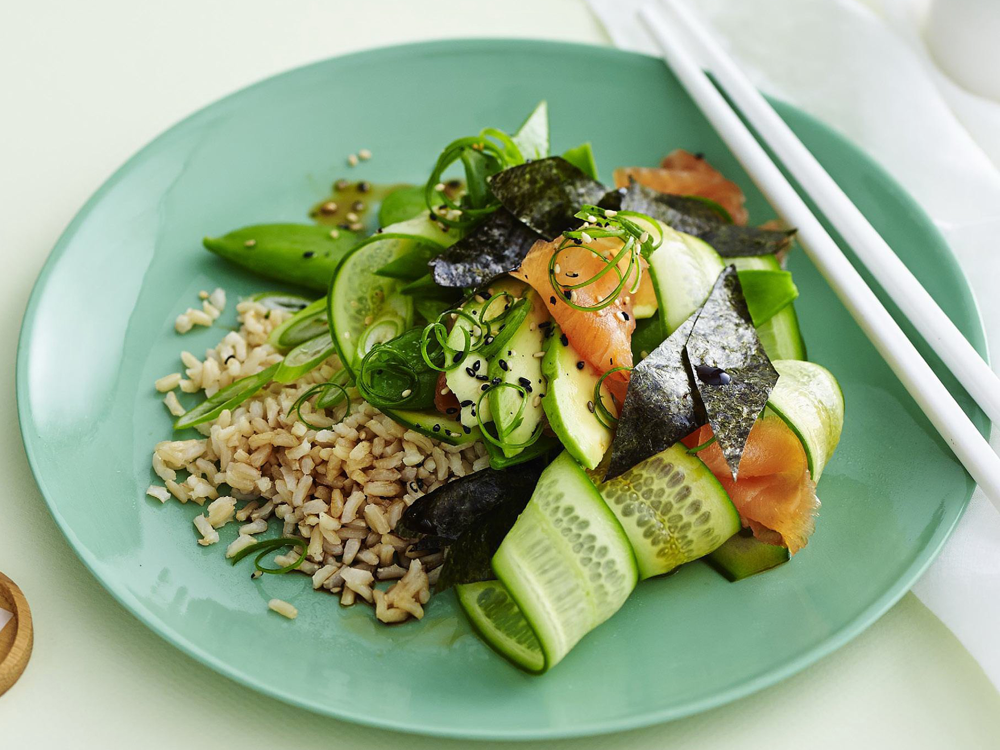 Sushi-style smoked salmon salad | Women's Weekly Food