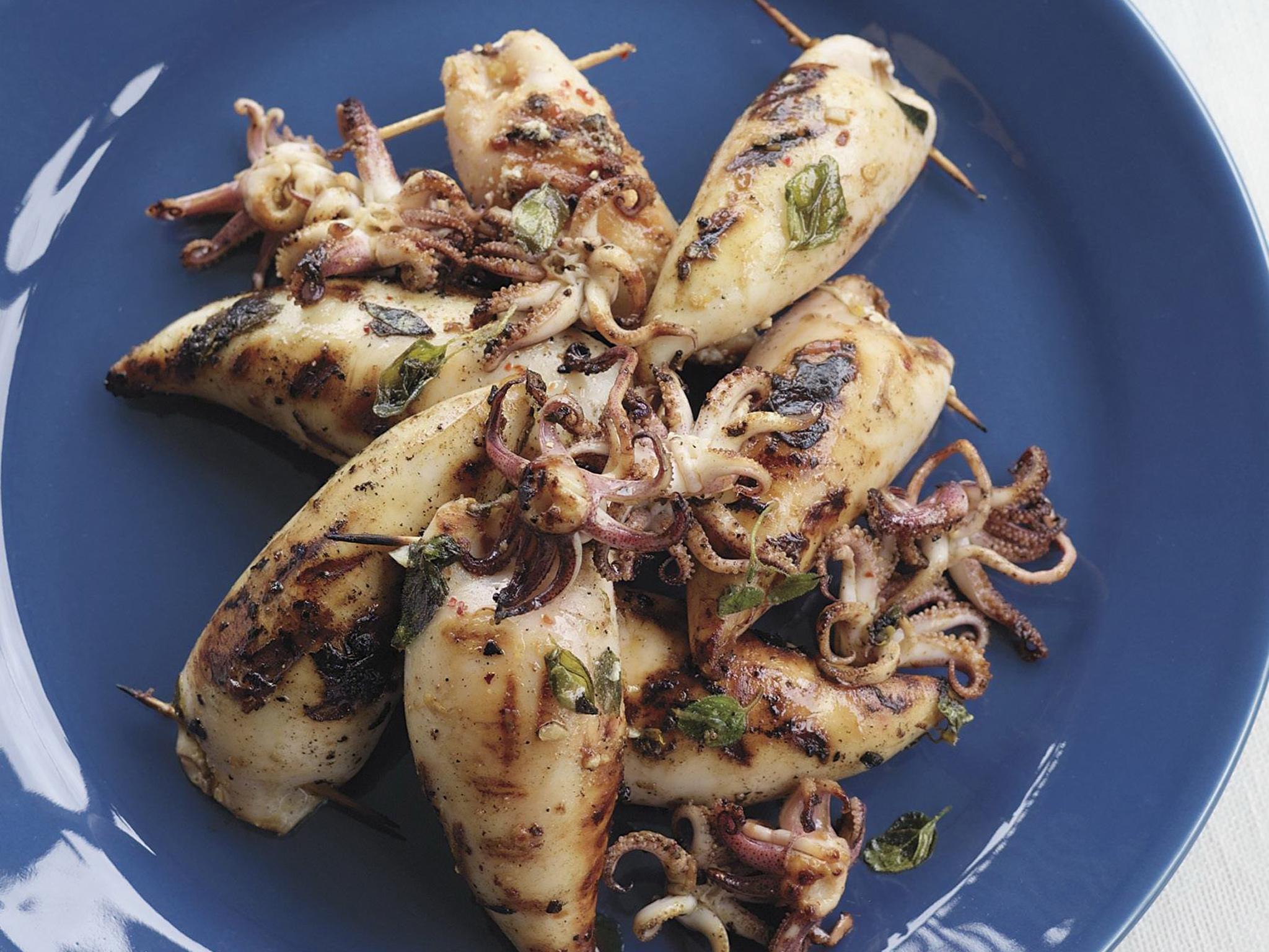Calamari stuffed with fetta and chilli | Women's Weekly Food