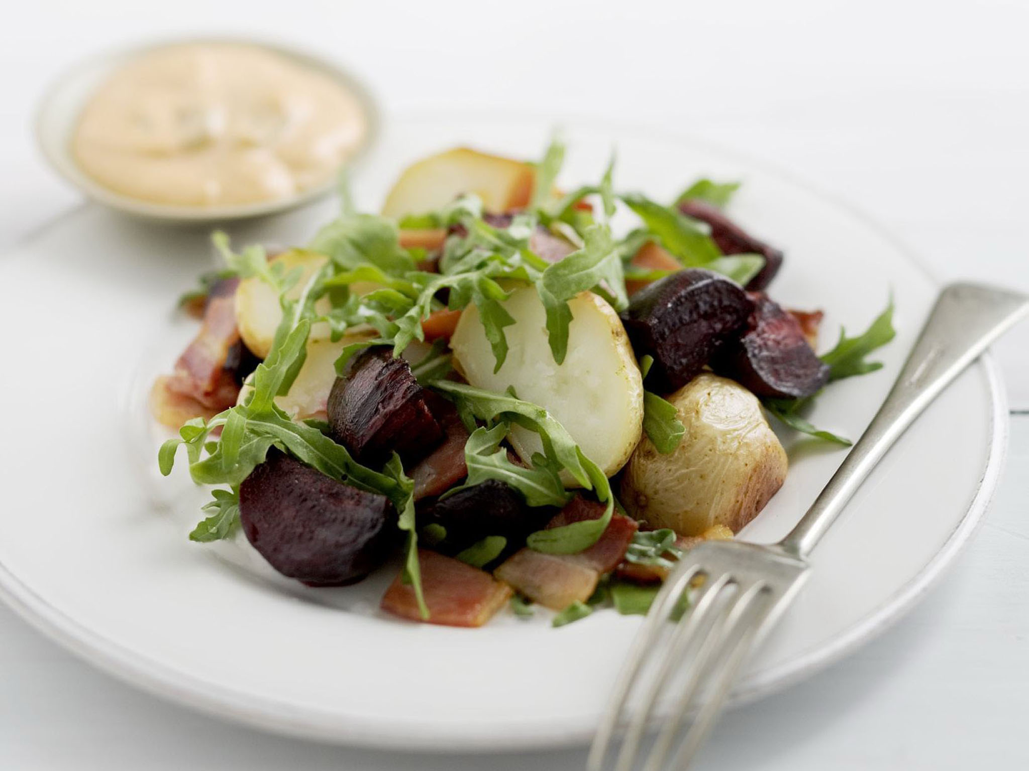 Roasted beetroot and potato with paprika mayonnaise | Women's Weekly Food