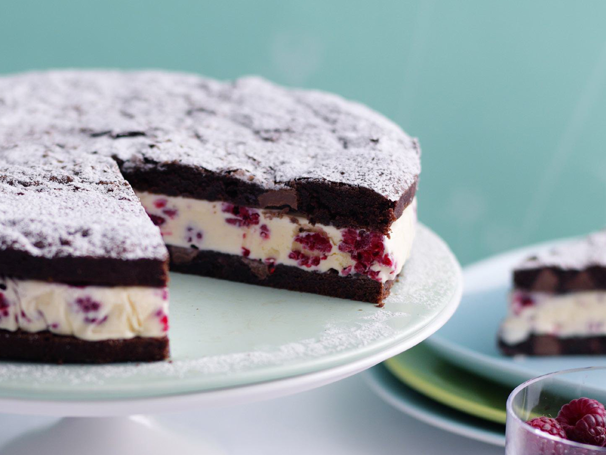 Raspberry brownie ice-cream cake | Women's Weekly Food