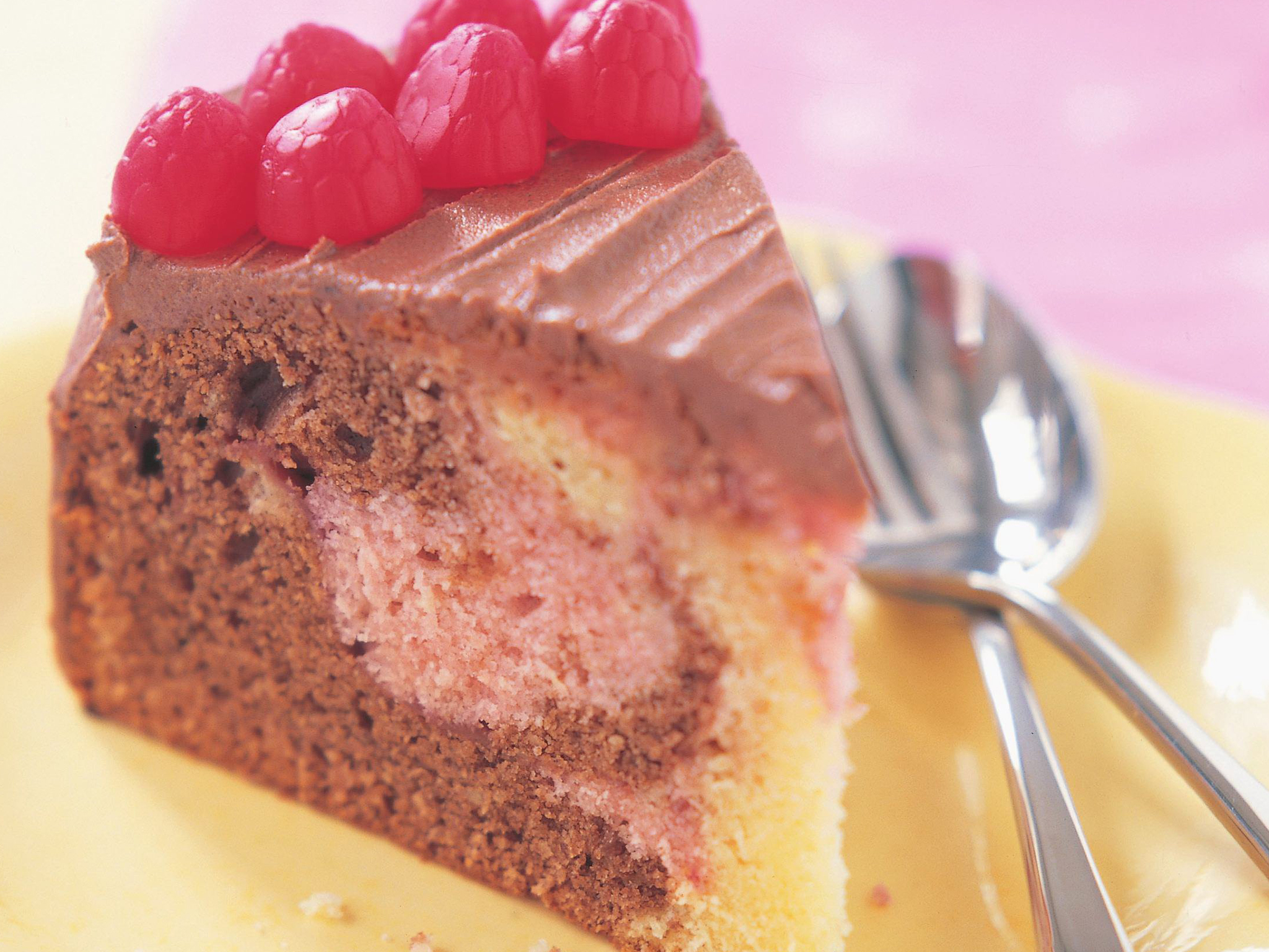 Raspberry marble cake | Women's Weekly Food