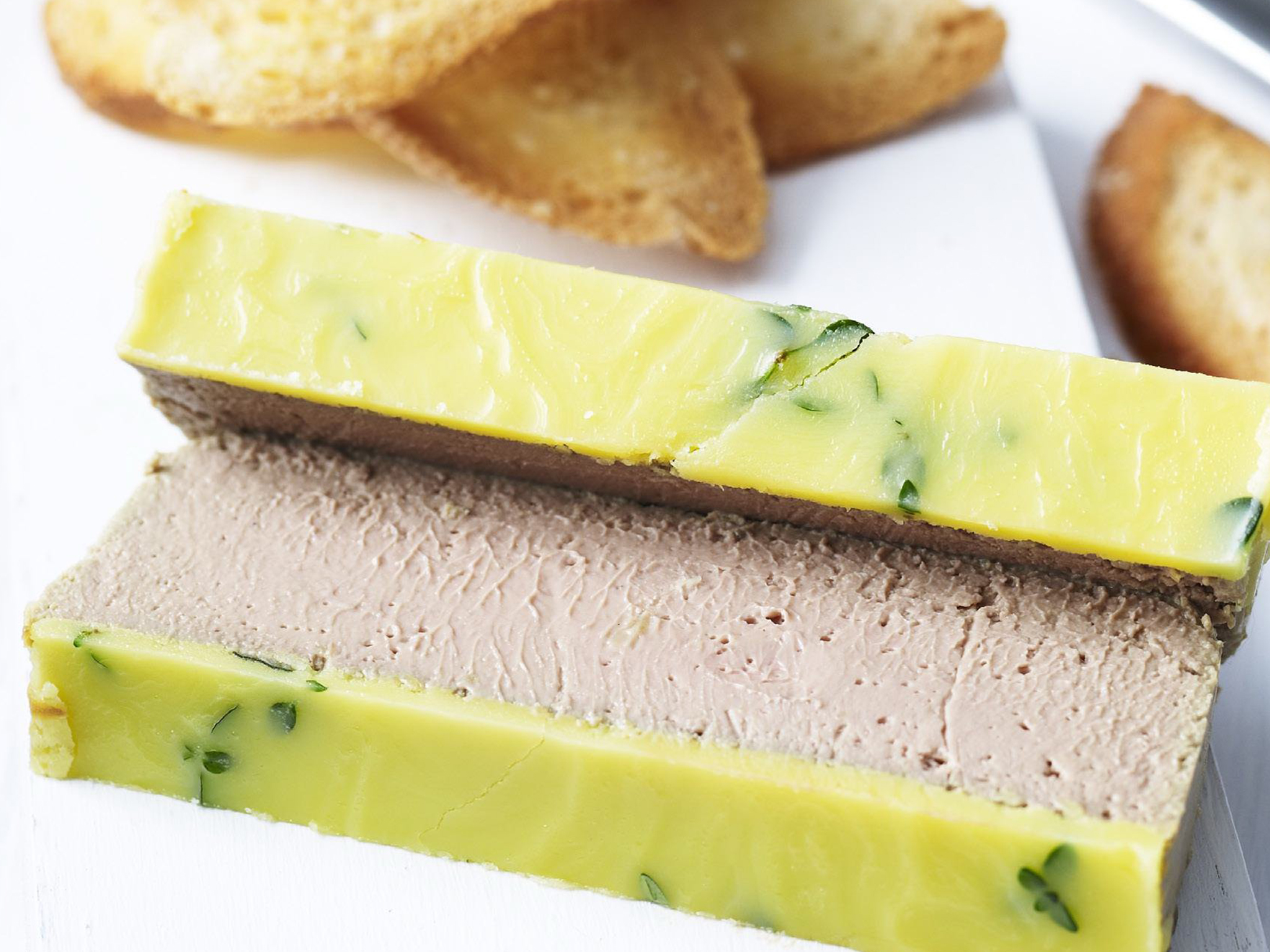 Chicken liver parfait with sourdough wafers | Women's Weekly Food