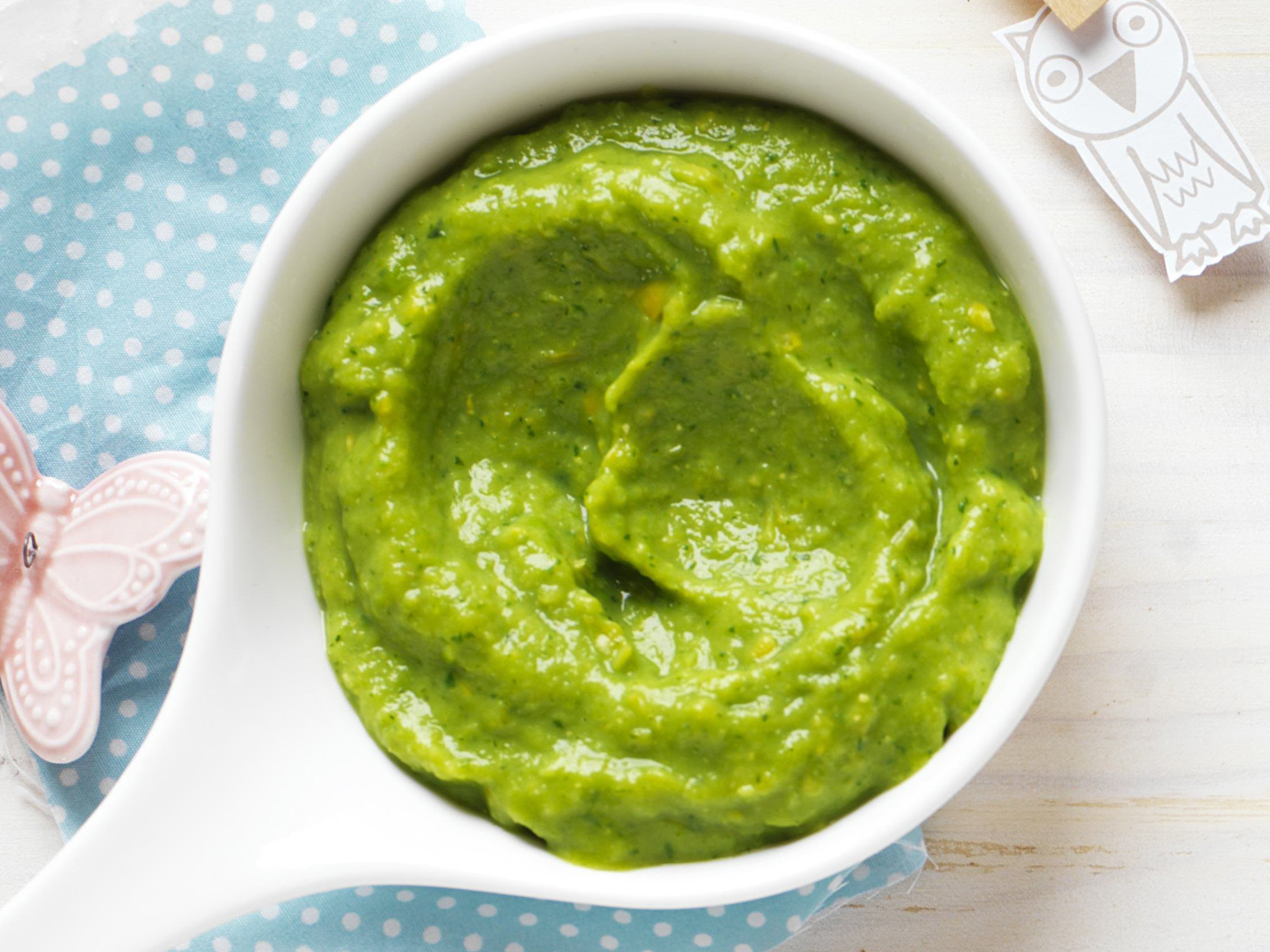 Zucchini, pea and corn purée | Women's Weekly Food