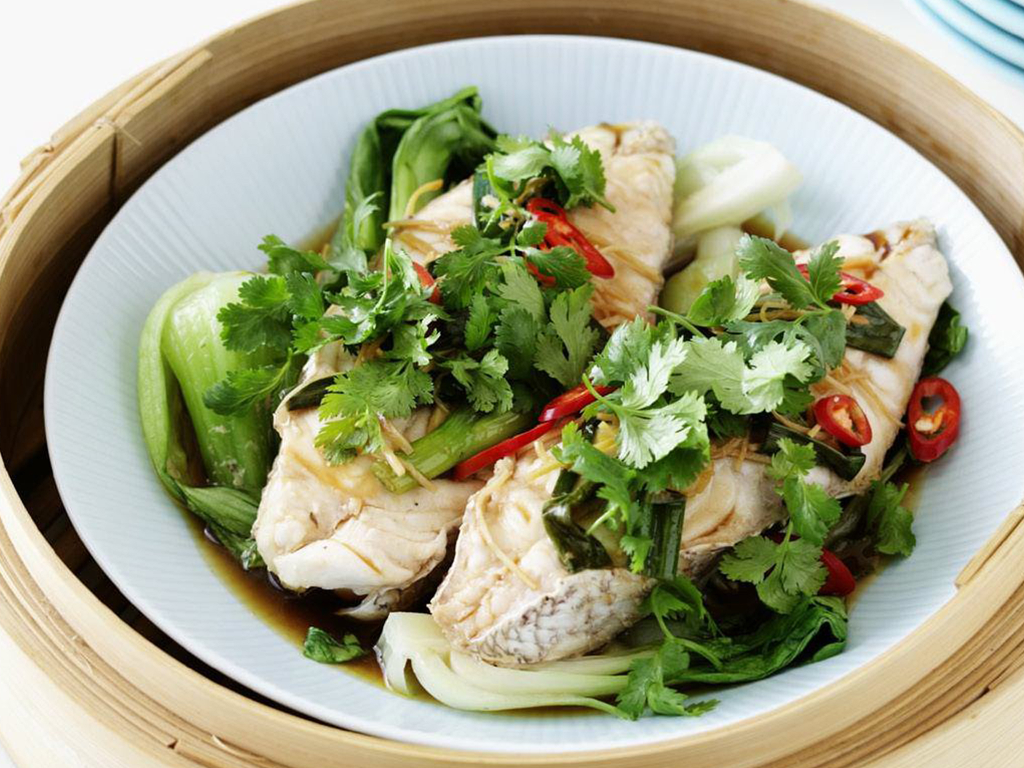 Steamed fish with chilli and ginger | Women's Weekly Food