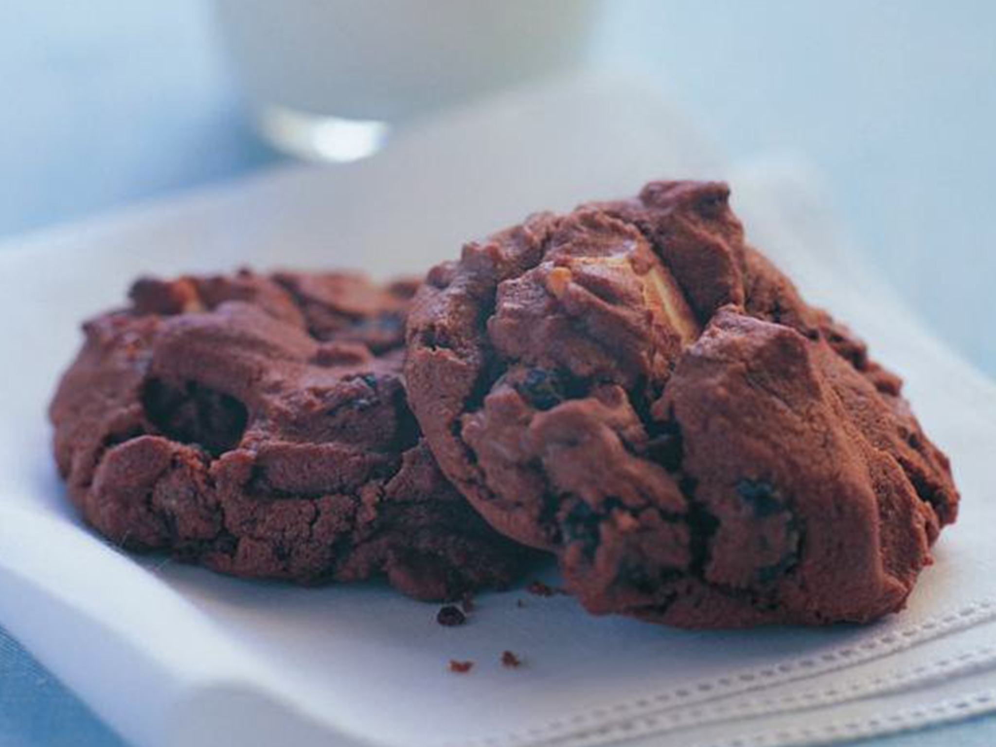 Triple-choc cookies | Women's Weekly Food