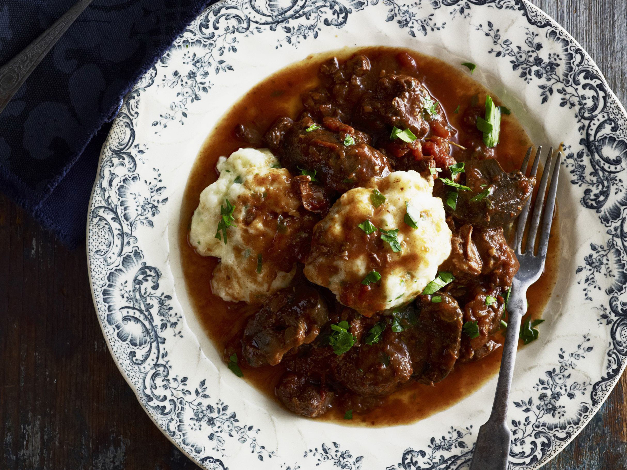 Beef casserole with cheesy herb dumplings | Women's Weekly Food