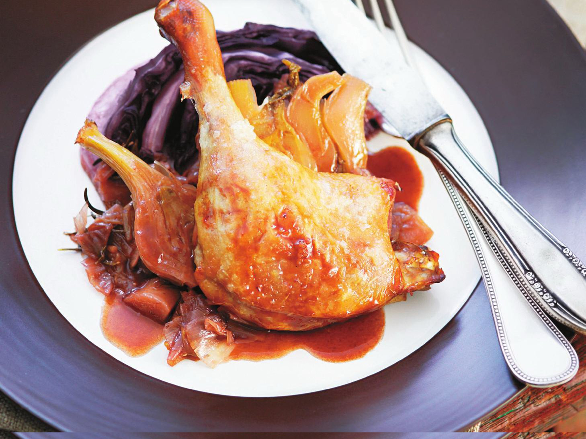 Slow-cooked duck with cabbage and fennel | Women's Weekly Food