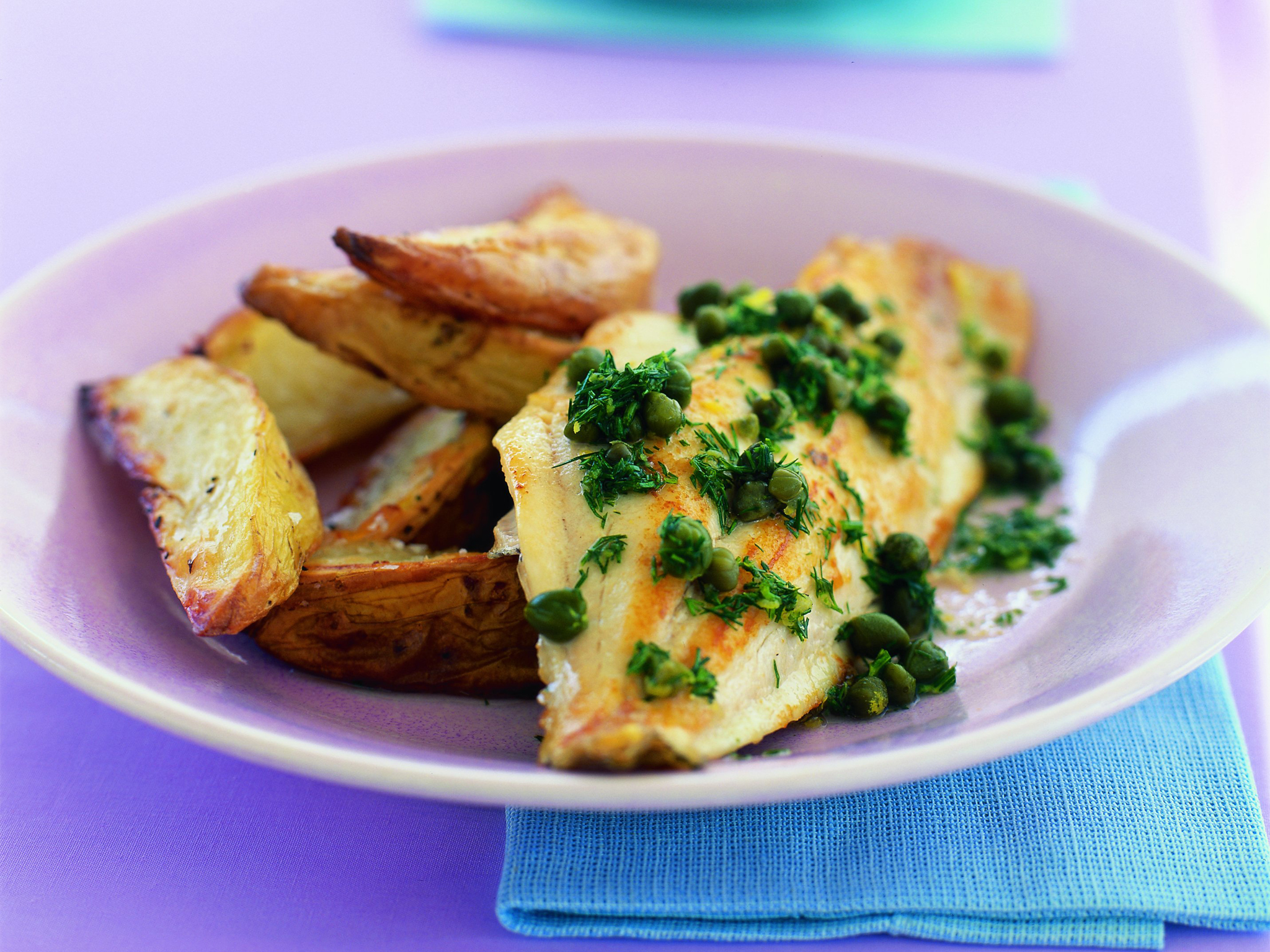 Fish and oven-roasted chips | Women's Weekly Food
