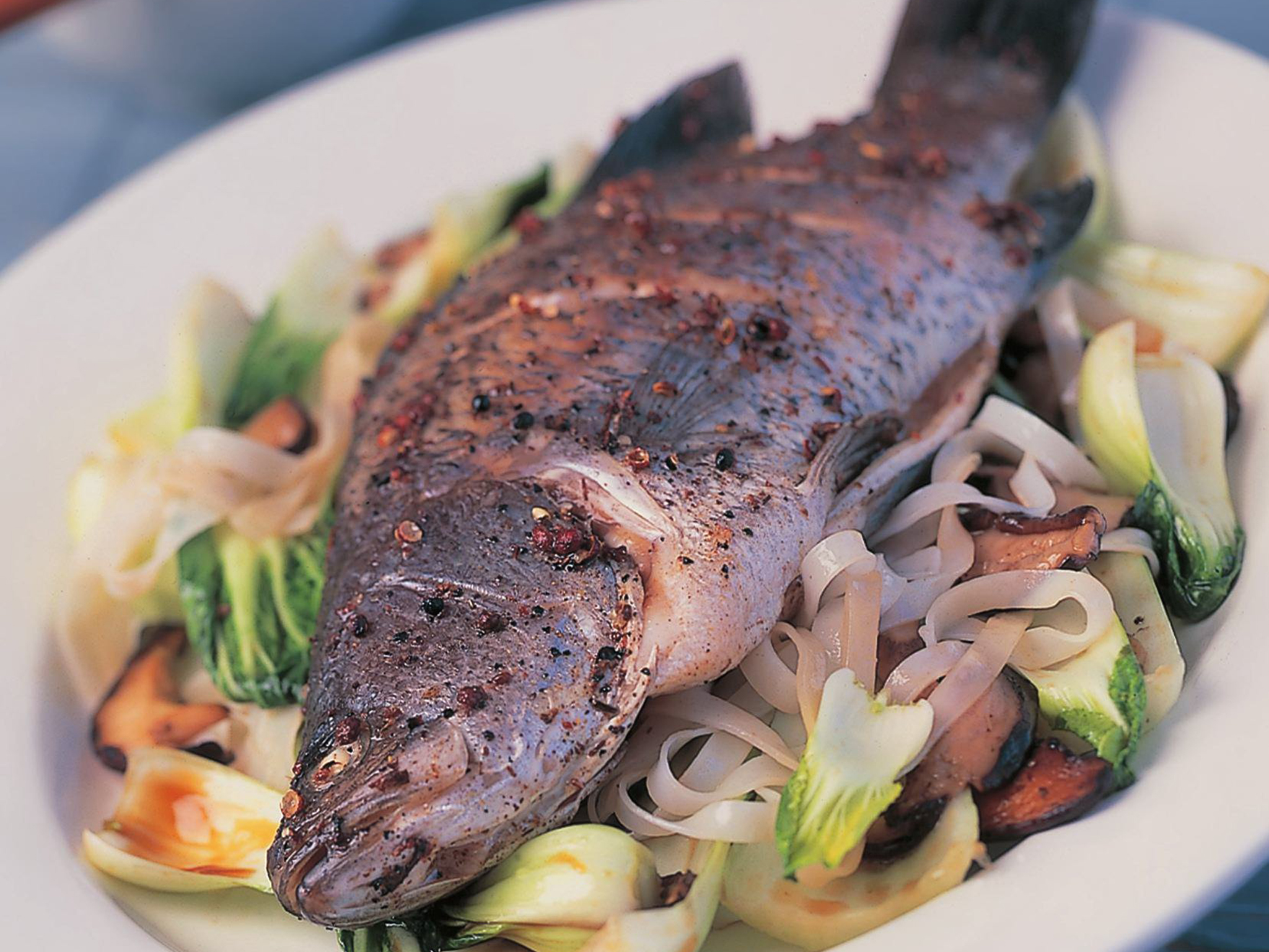 Pepper-roasted barramundi | Women's Weekly Food