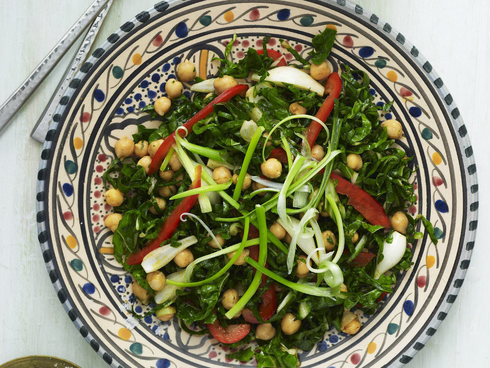 Chickpea and silverbeet salad | Women's Weekly Food