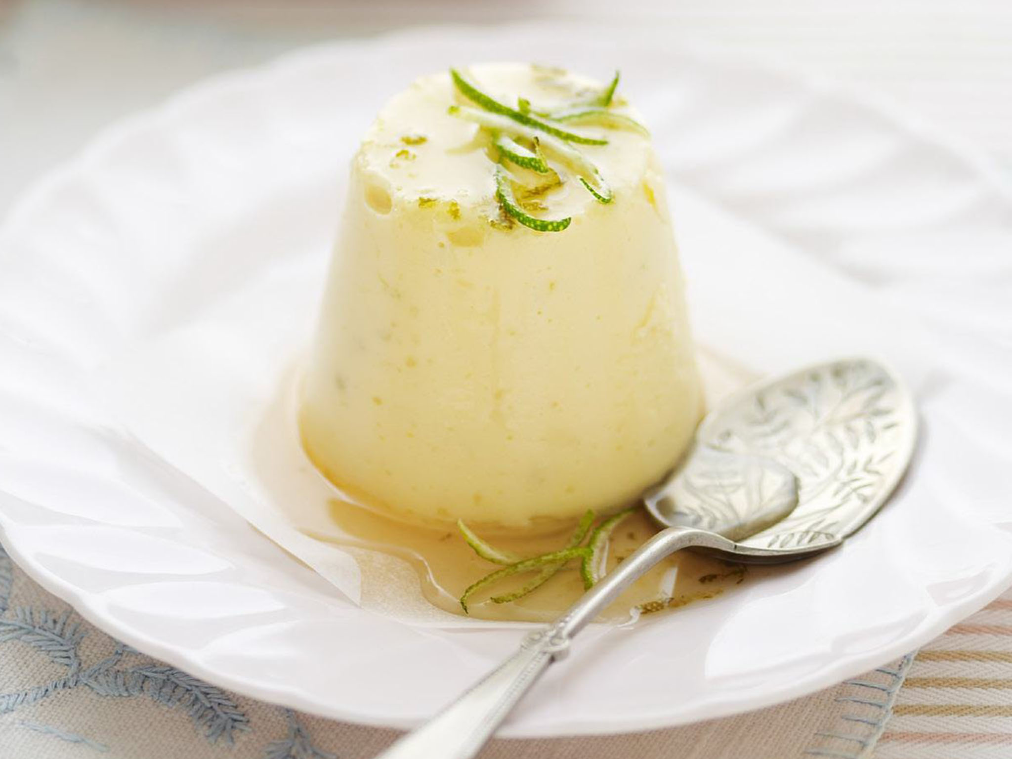 Honey lime bavarois | Women's Weekly Food