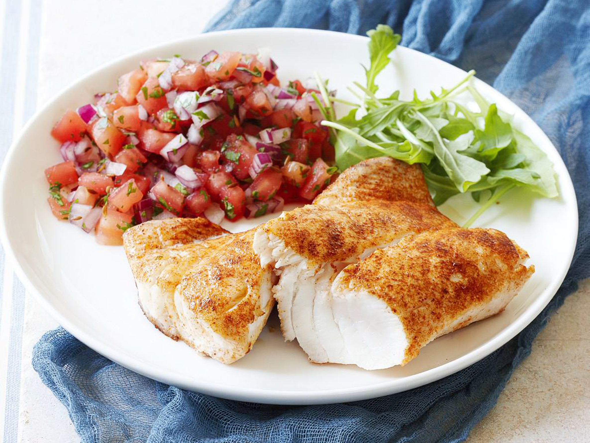 Quick fish with fresh tomato salsa | Women's Weekly Food
