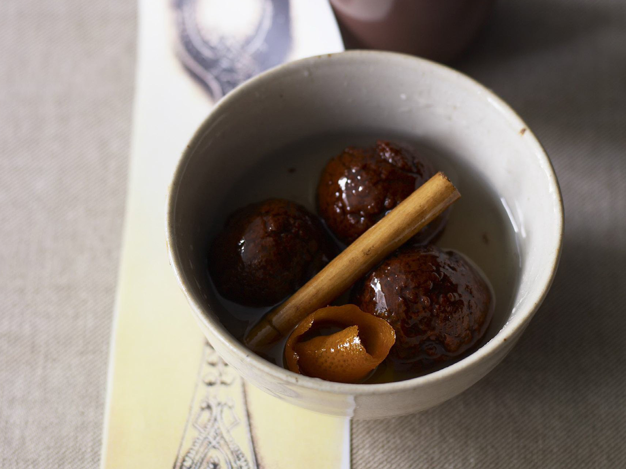 Chocolate gulab jaman with orange cinnamon syrup | Women's Weekly Food