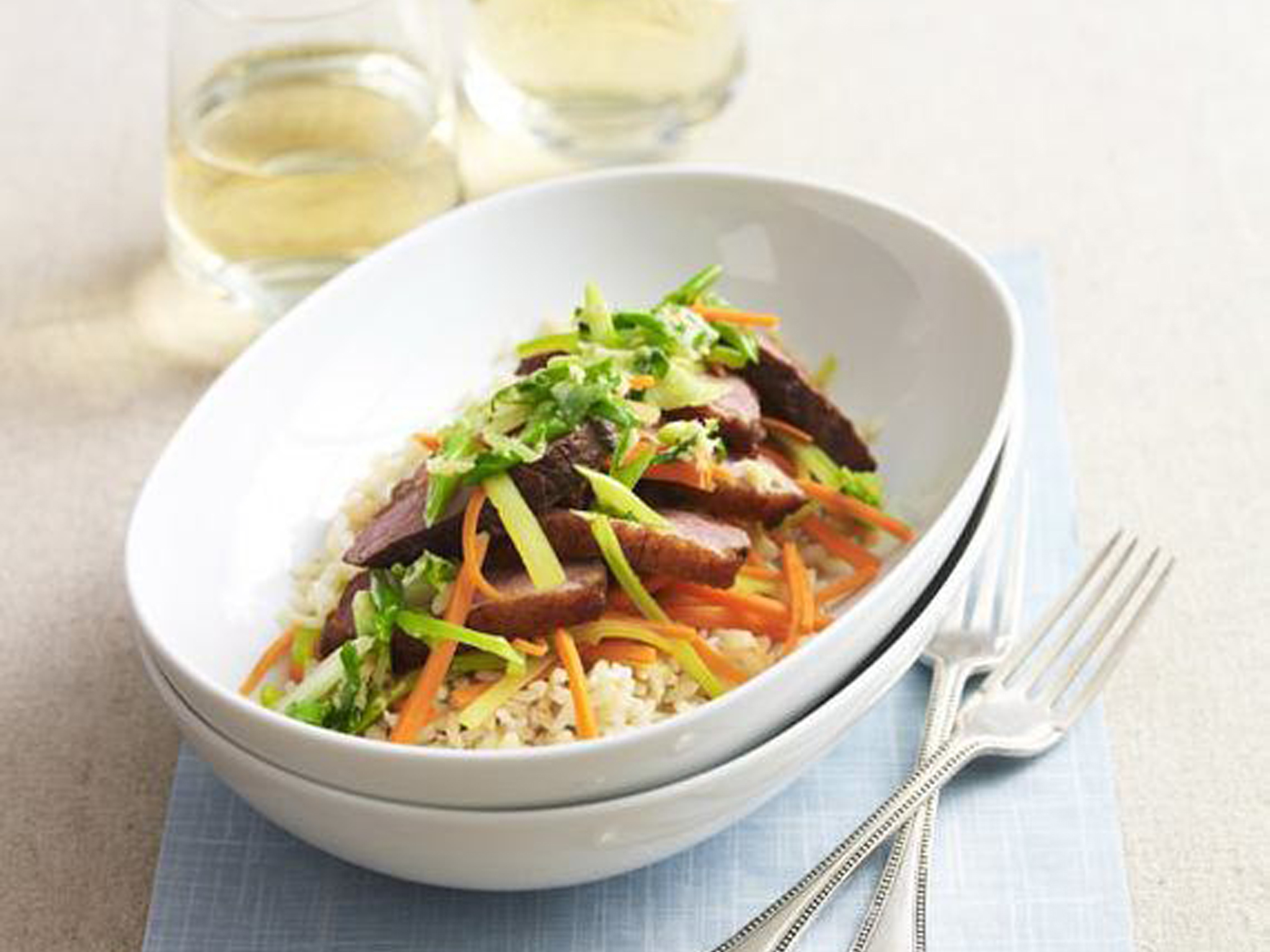 Duck breasts with green onion sauce | Women's Weekly Food