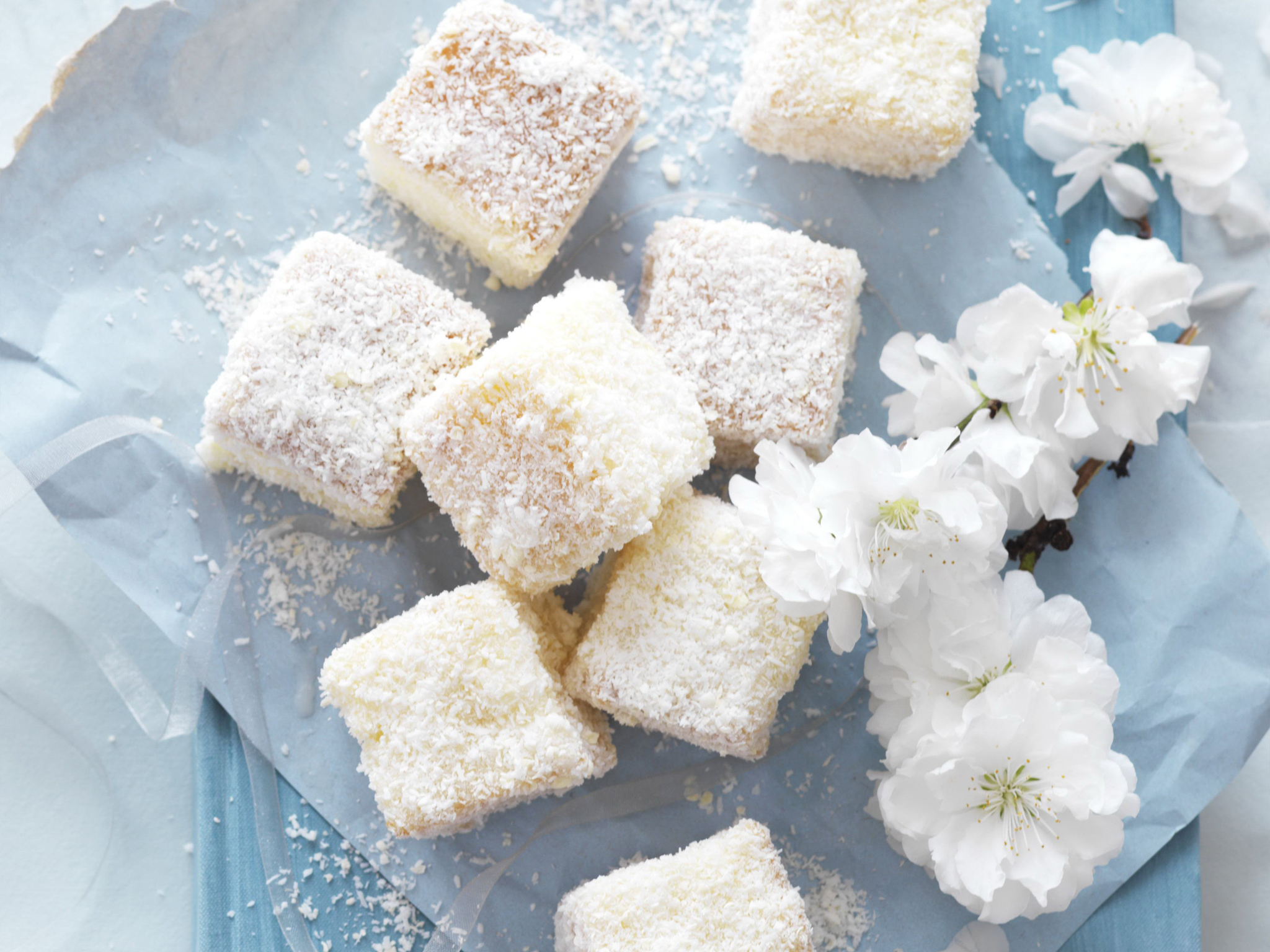 White chocolate lamingtons | Women's Weekly Food