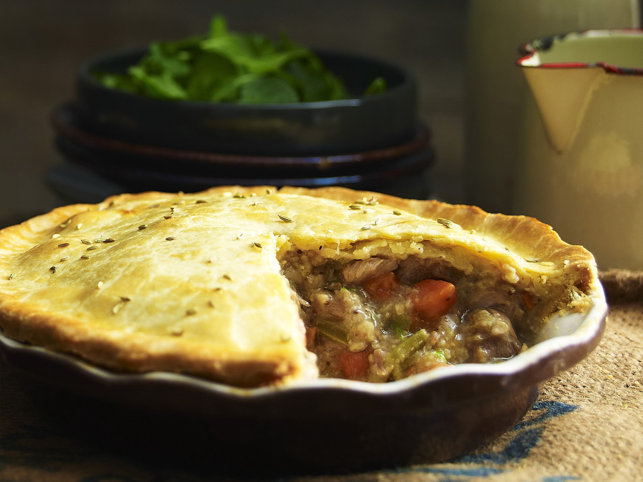 Chunky pork and fennel pie | Women's Weekly Food
