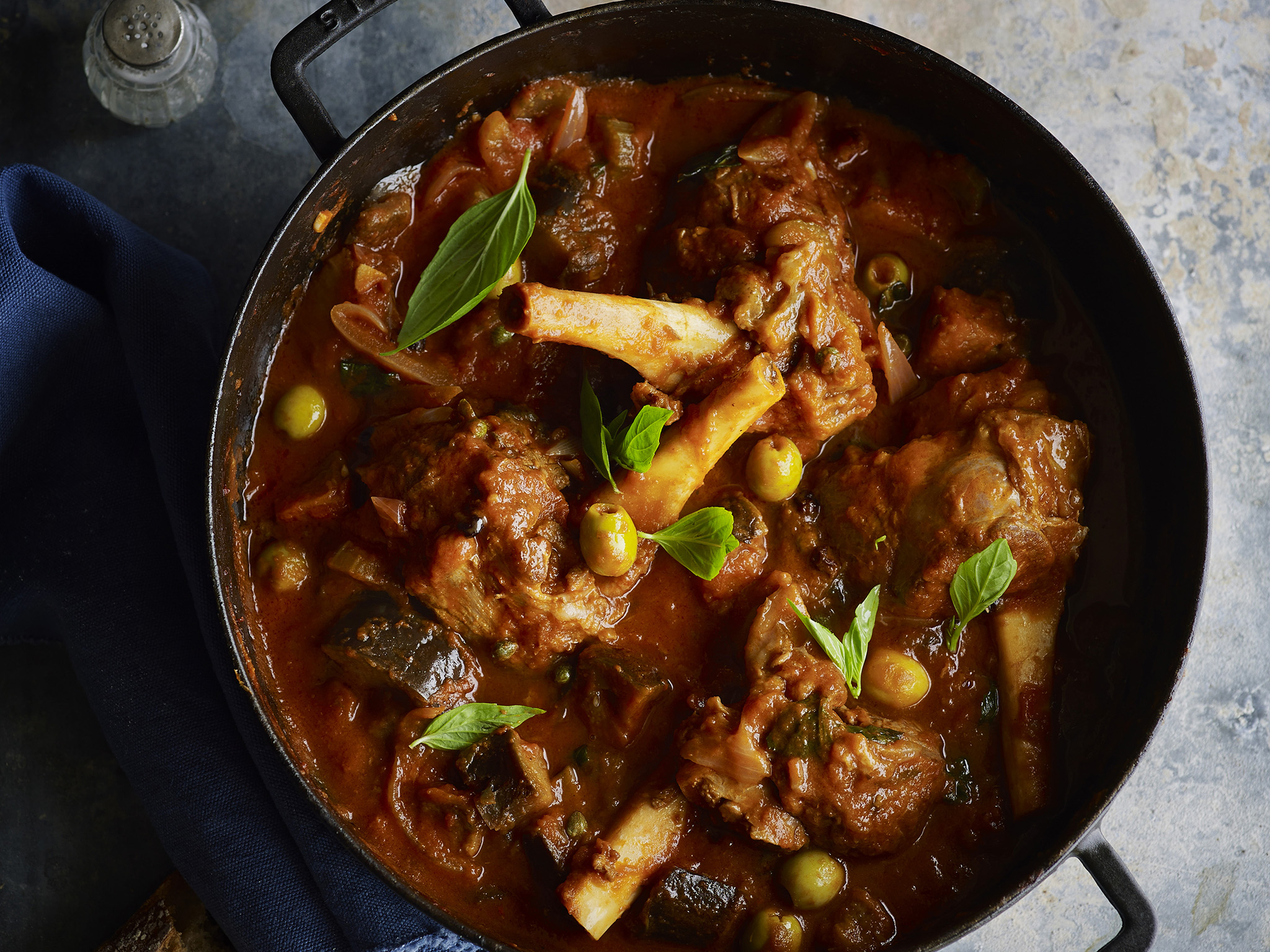 Lamb shanks and eggplant stew | Women's Weekly Food