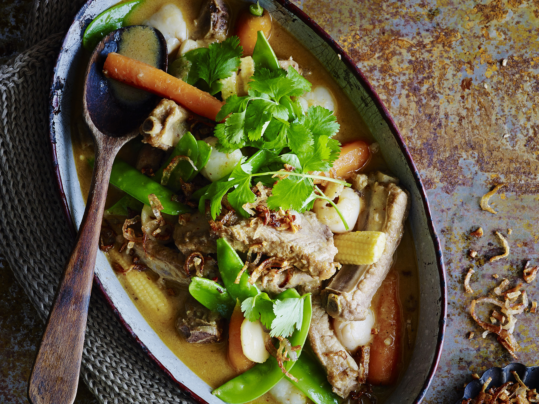 Red pork with lychee curry | Women's Weekly Food