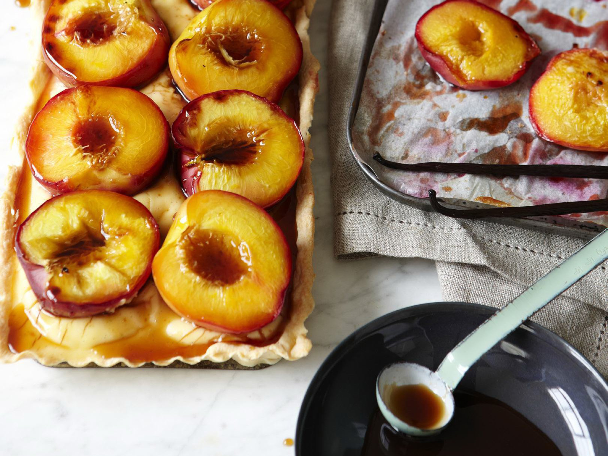 Roast nectarine tart | Women's Weekly Food