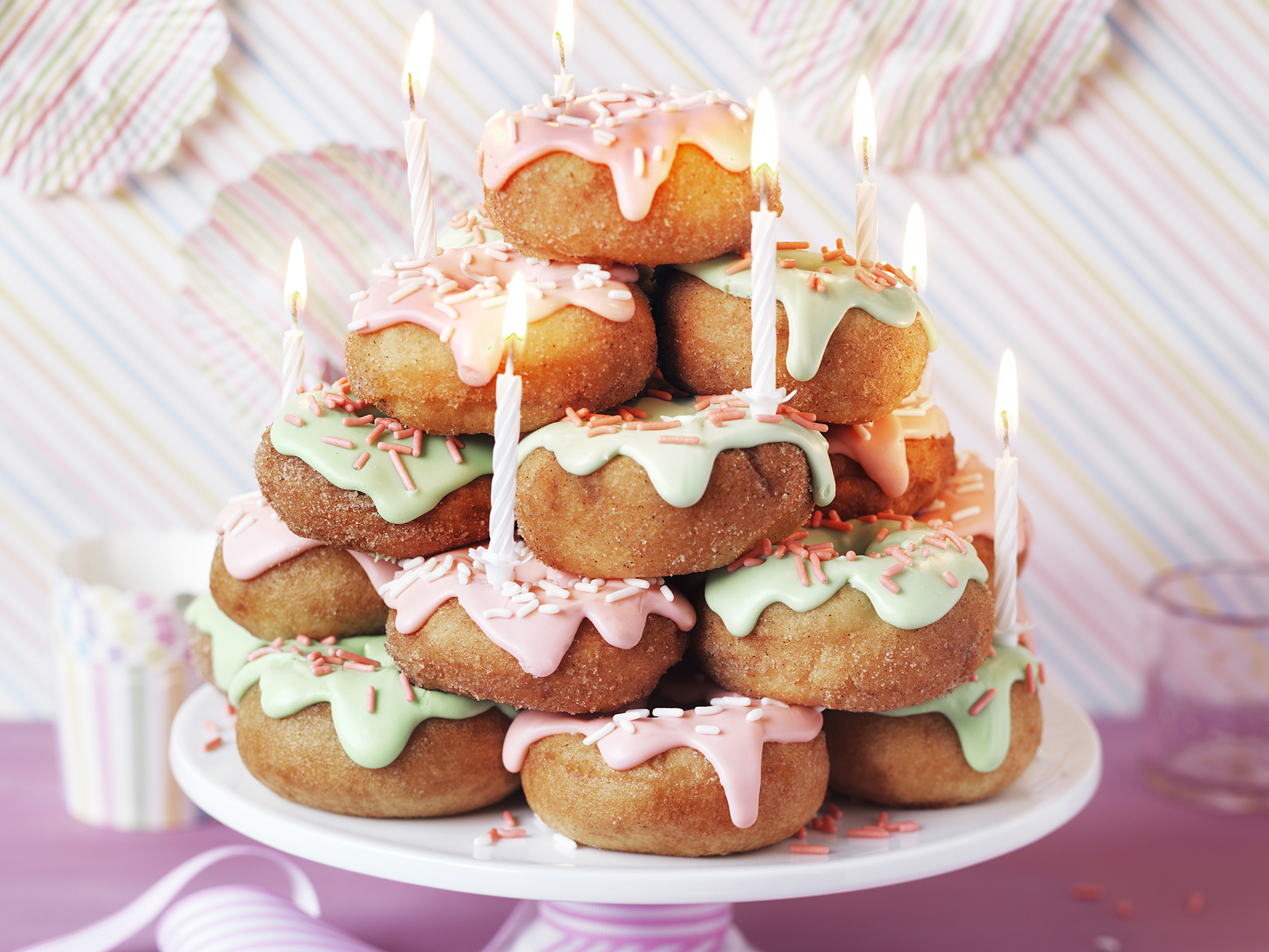 Doughnut stack | Women's Weekly Food