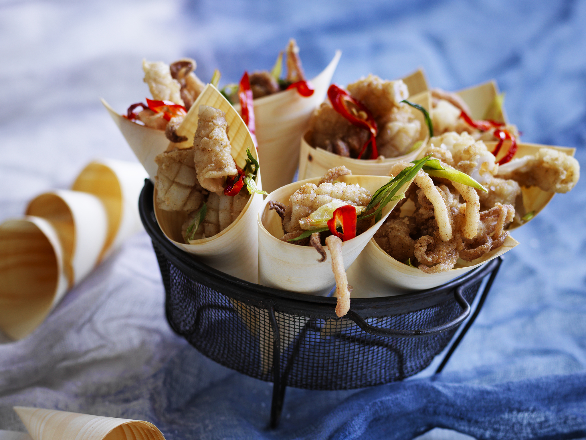 Five spice squid with lime mayonnaise | Women's Weekly Food